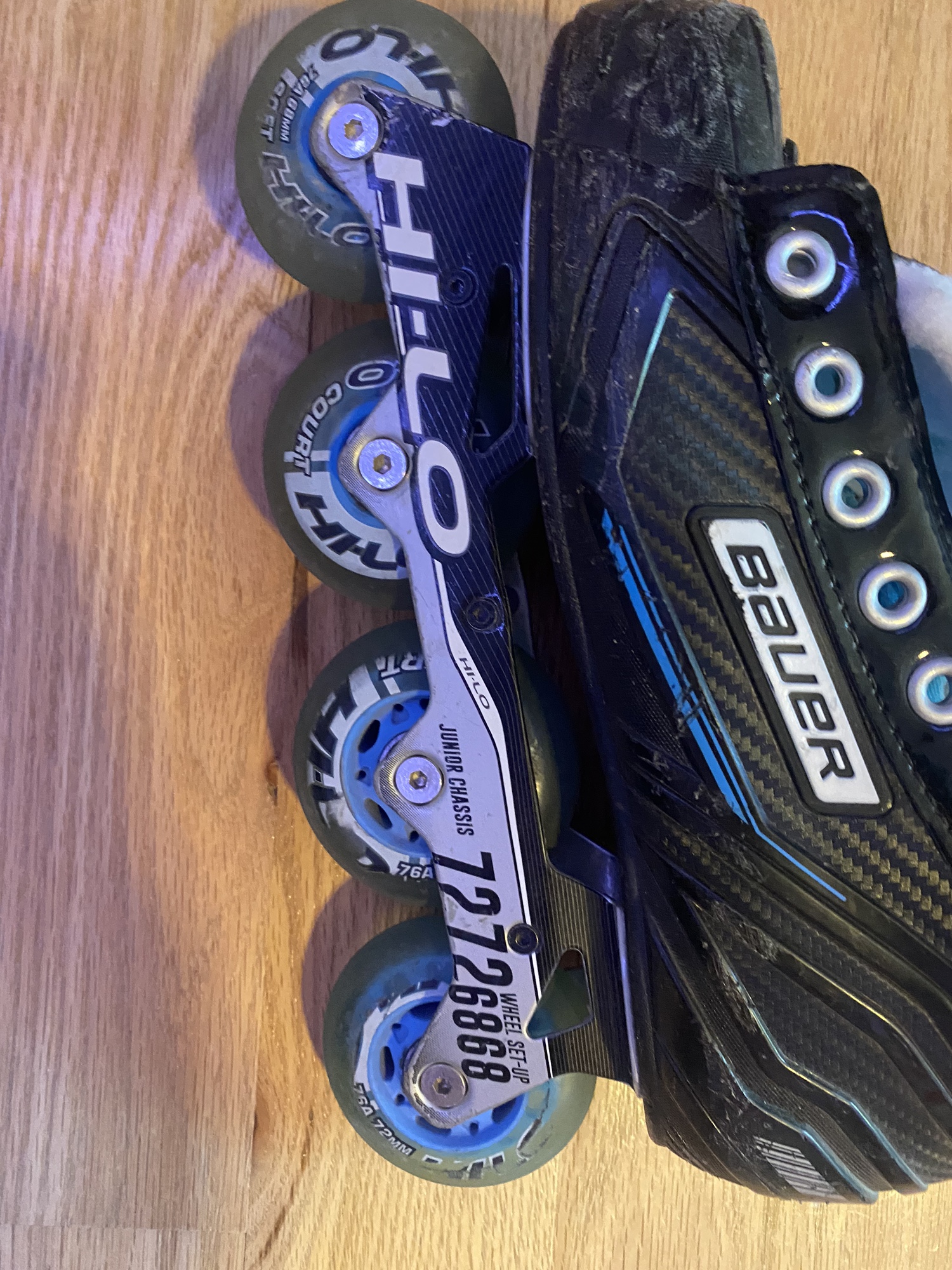 Bauer rsx roller blades used | SidelineSwap