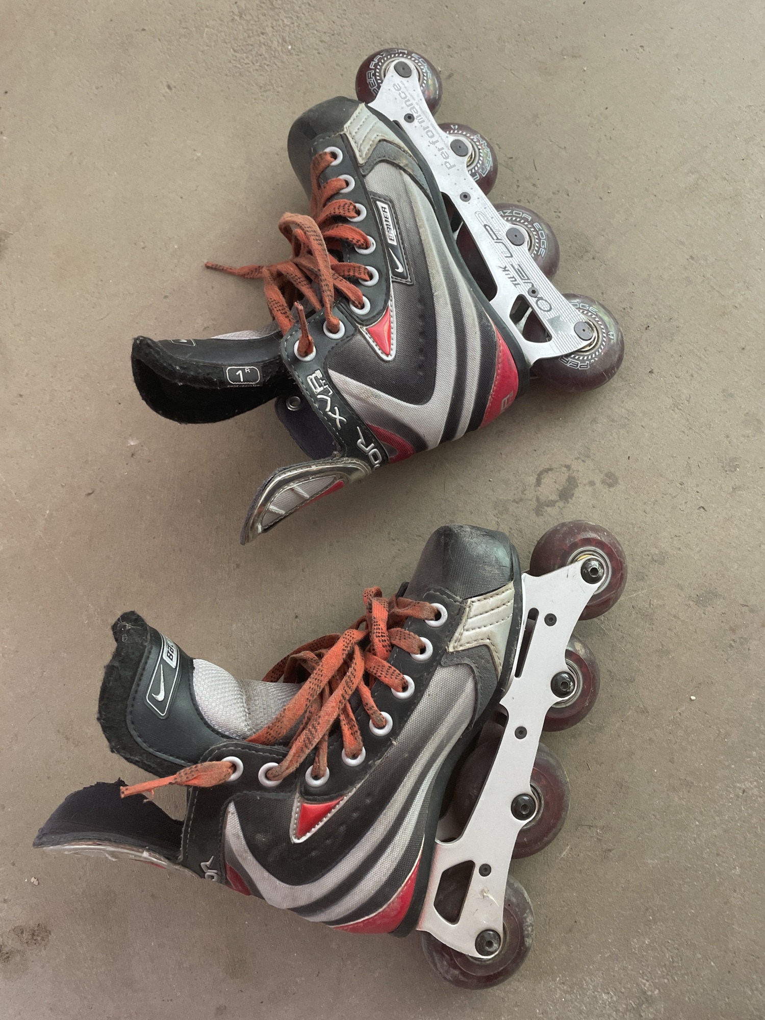 Used Bauer Size 1 Inline Skates | SidelineSwap