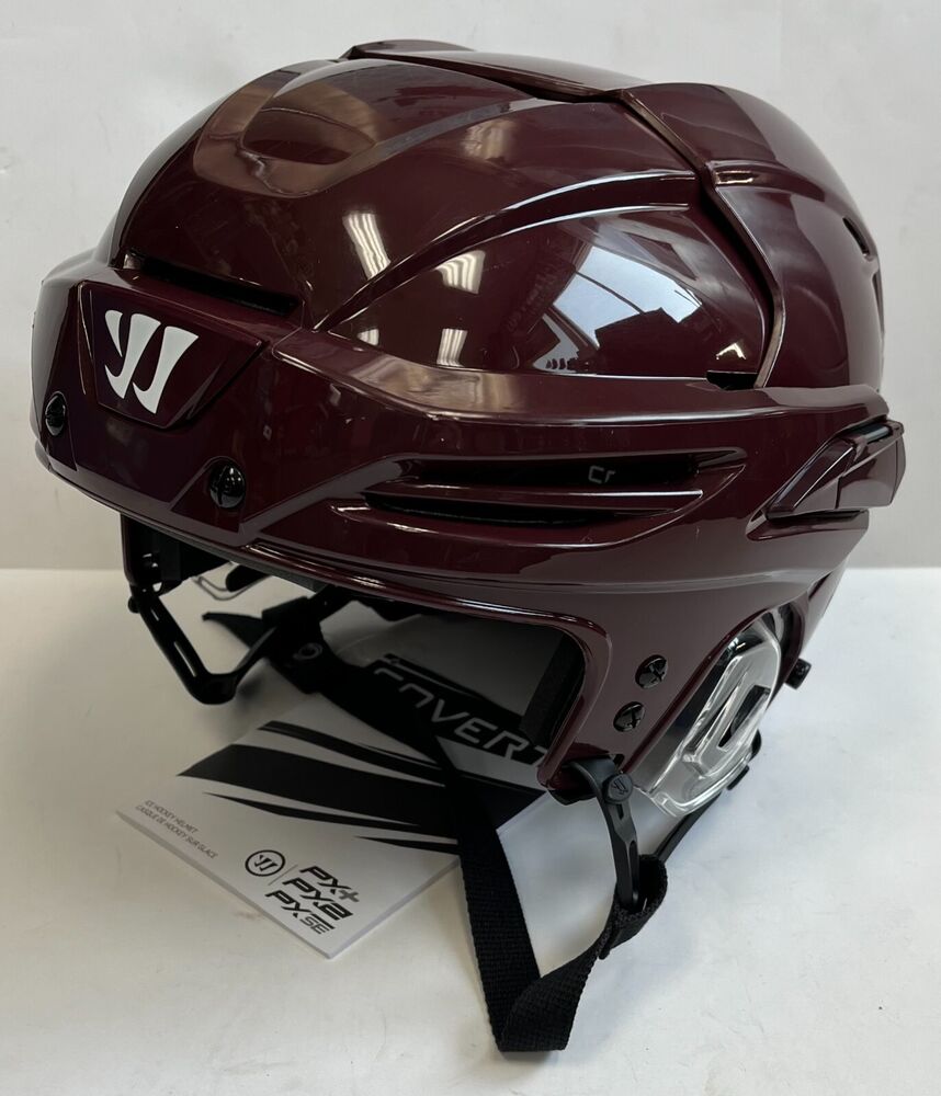 New Warrior Covert PX+ Pro stock hockey helmet PXPH6 large L maroon CSA ...