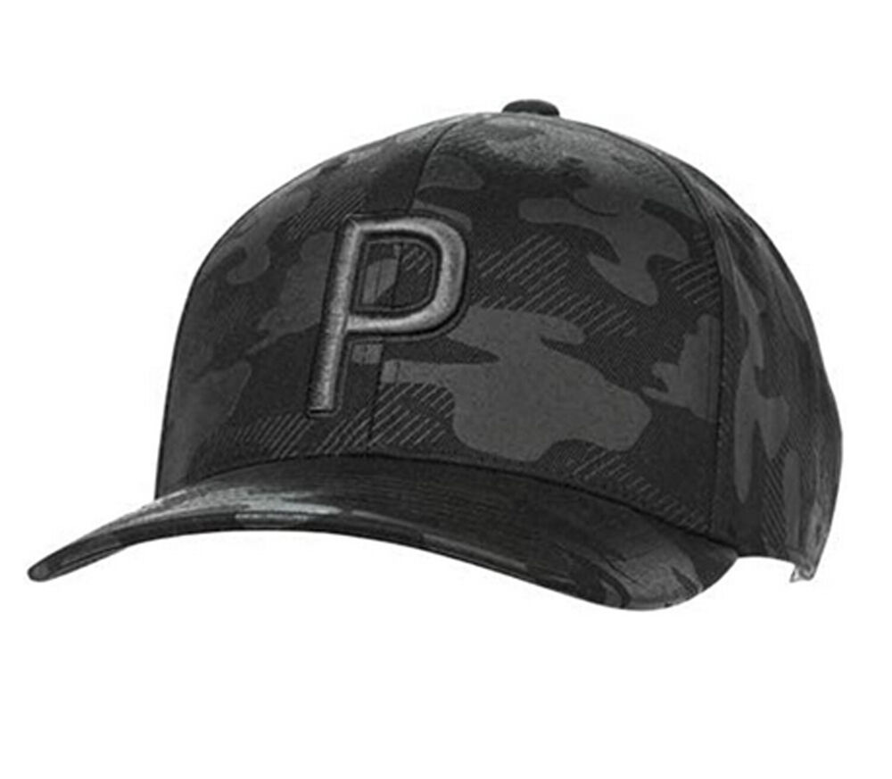 NEW Puma Camo Pattern Black Snapback Golf Hat/Cap | SidelineSwap