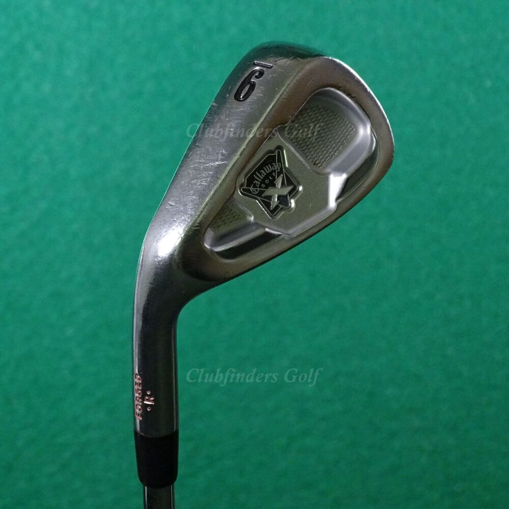 LH Callaway X-Forged 2009 Single 9 Iron Dynamic Gold SL R300 Steel ...