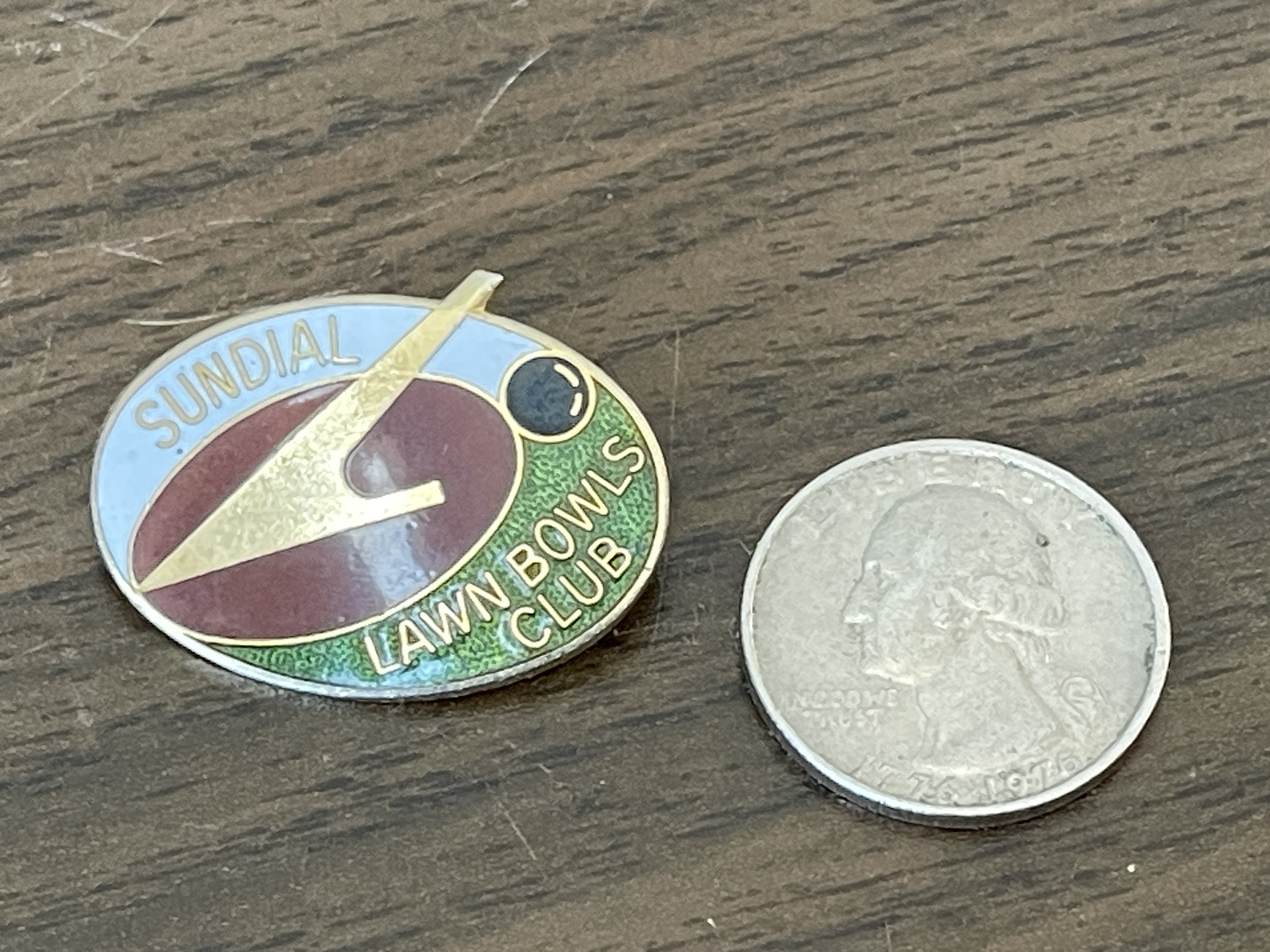 Sundial Lawn Bowls Club SUN CITY, ARIZONA SUPER VINTAGE Bowling Lapel ...