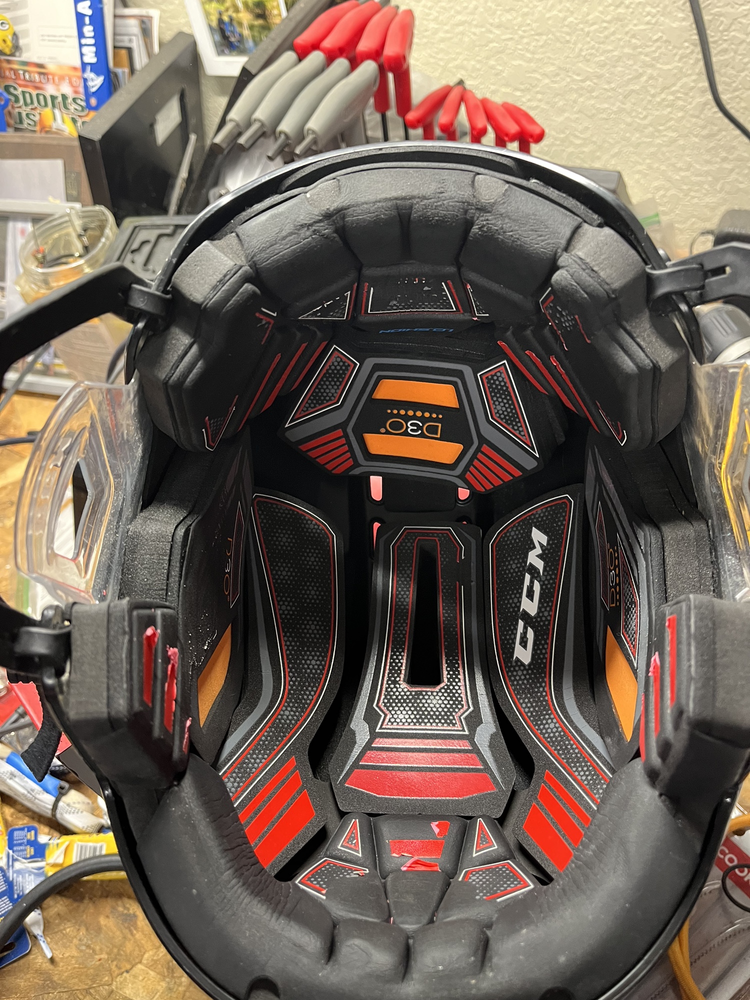 Used Medium CCM FL500 Helmet size S/M | SidelineSwap