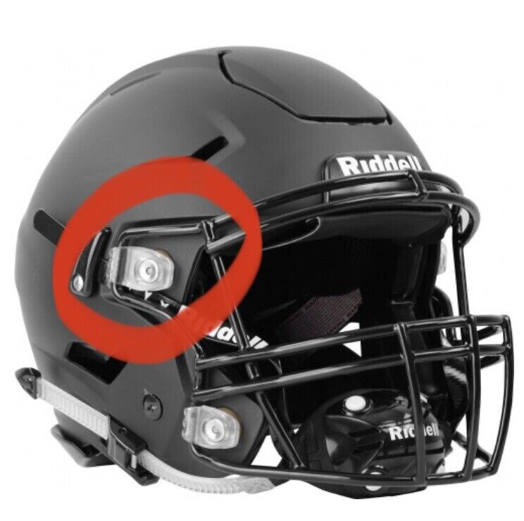 Single Larger Clear Upper Clip for Riddell Speedflex Helmet Facemask ...