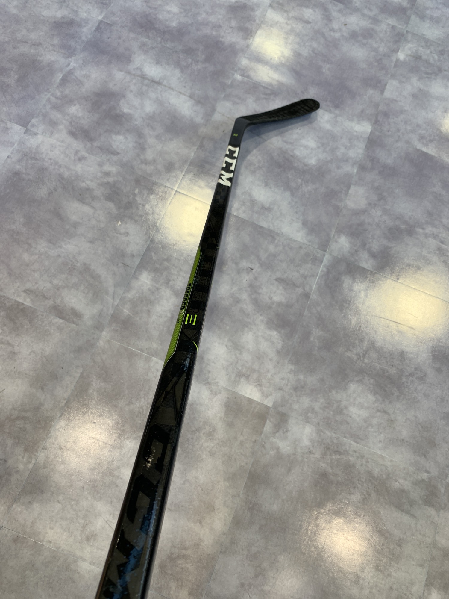 Used Senior CCM RibCor Trigger 3D PMT Right Hockey Stick Pro Stock ...