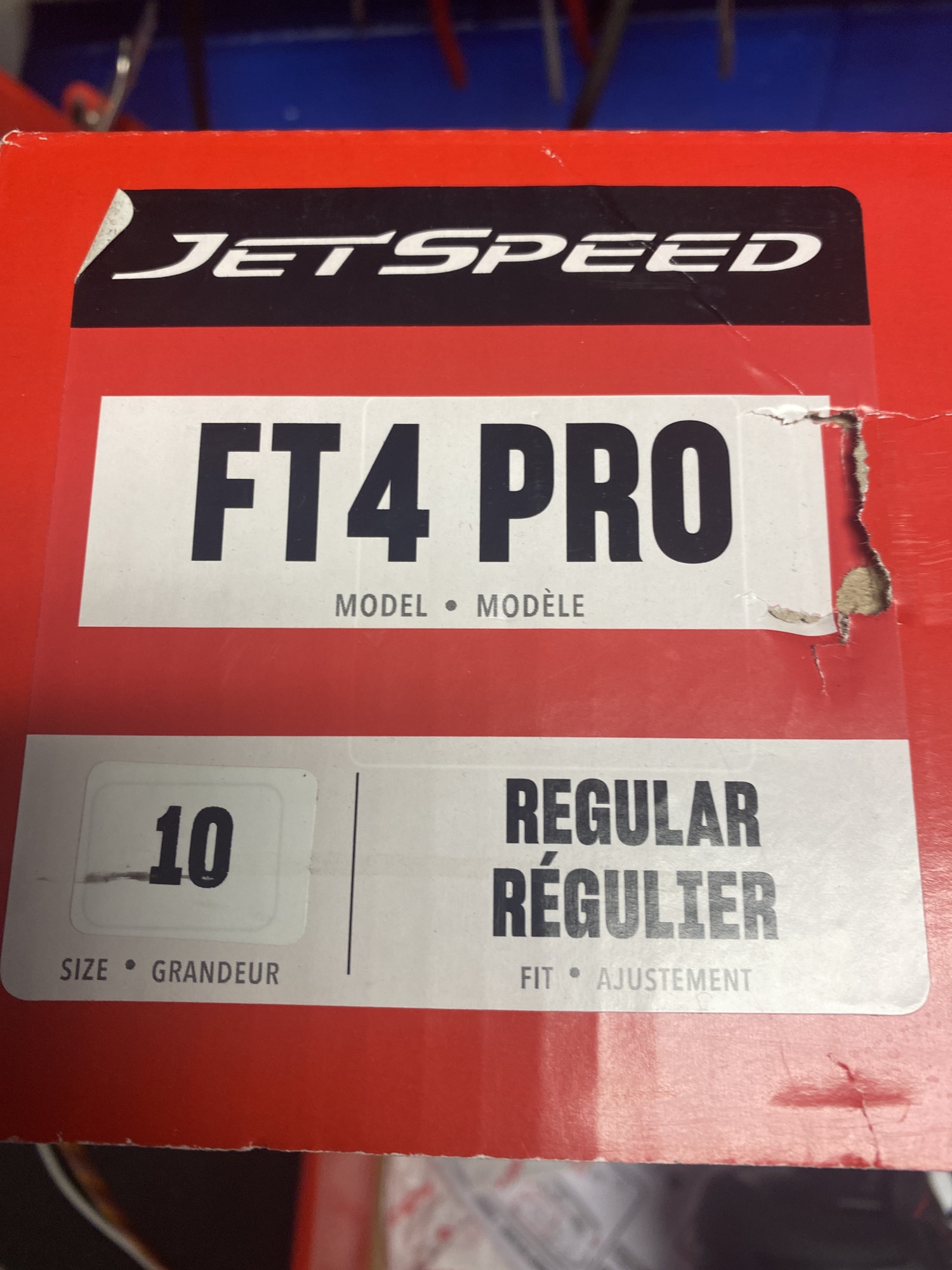 New CCM Regular Width Size 10 JetSpeed FT4 Pro Hockey Skates | SidelineSwap