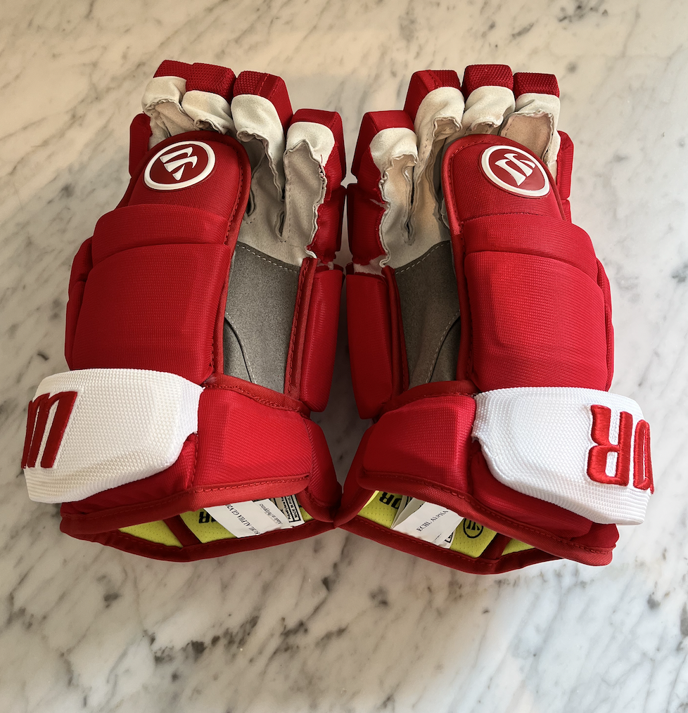 New ECHL Warrior Alpha Pro Gloves 13" Pro Stock | SidelineSwap