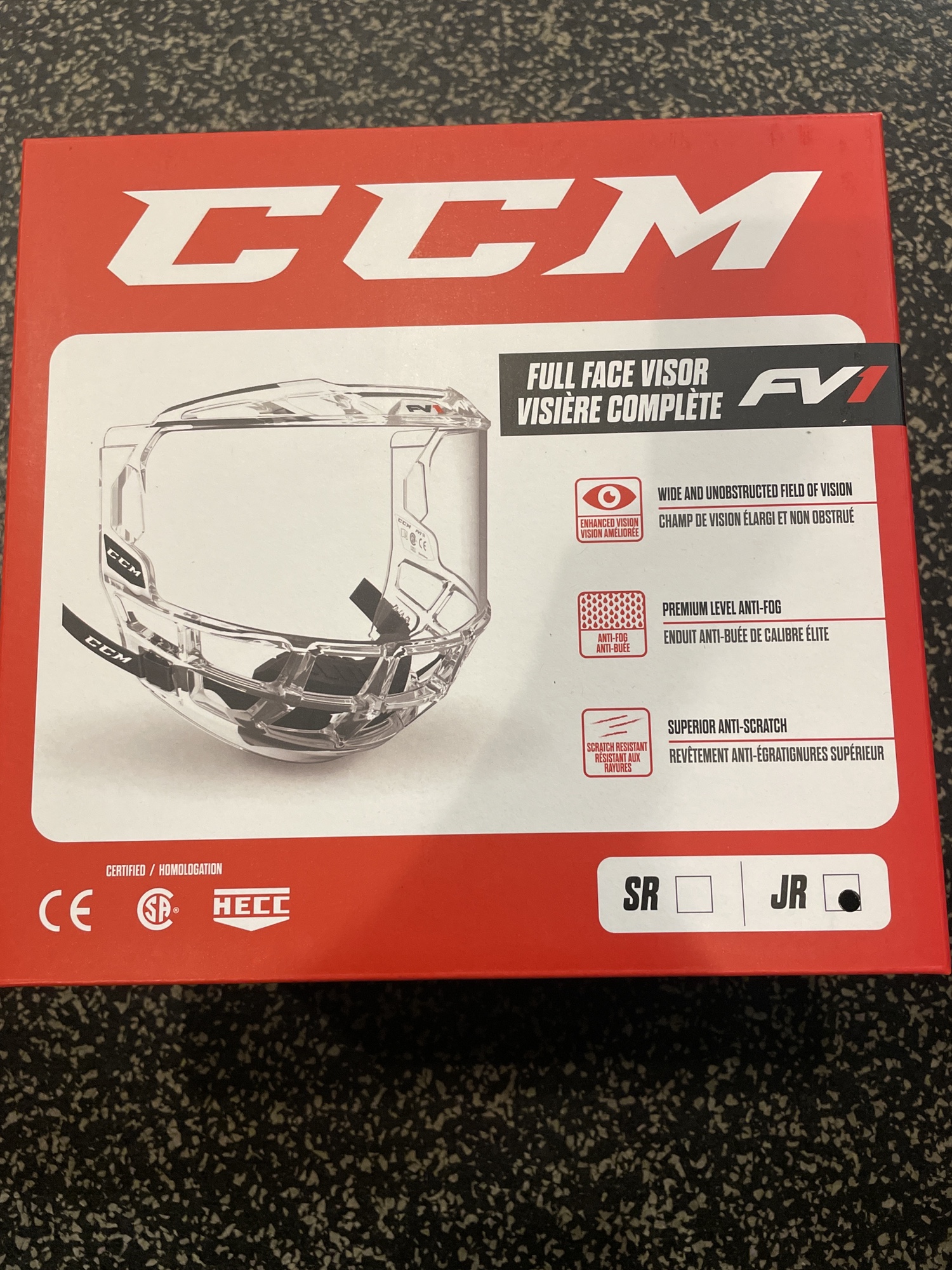 CCM FV1 Jr Full Face Visor | SidelineSwap