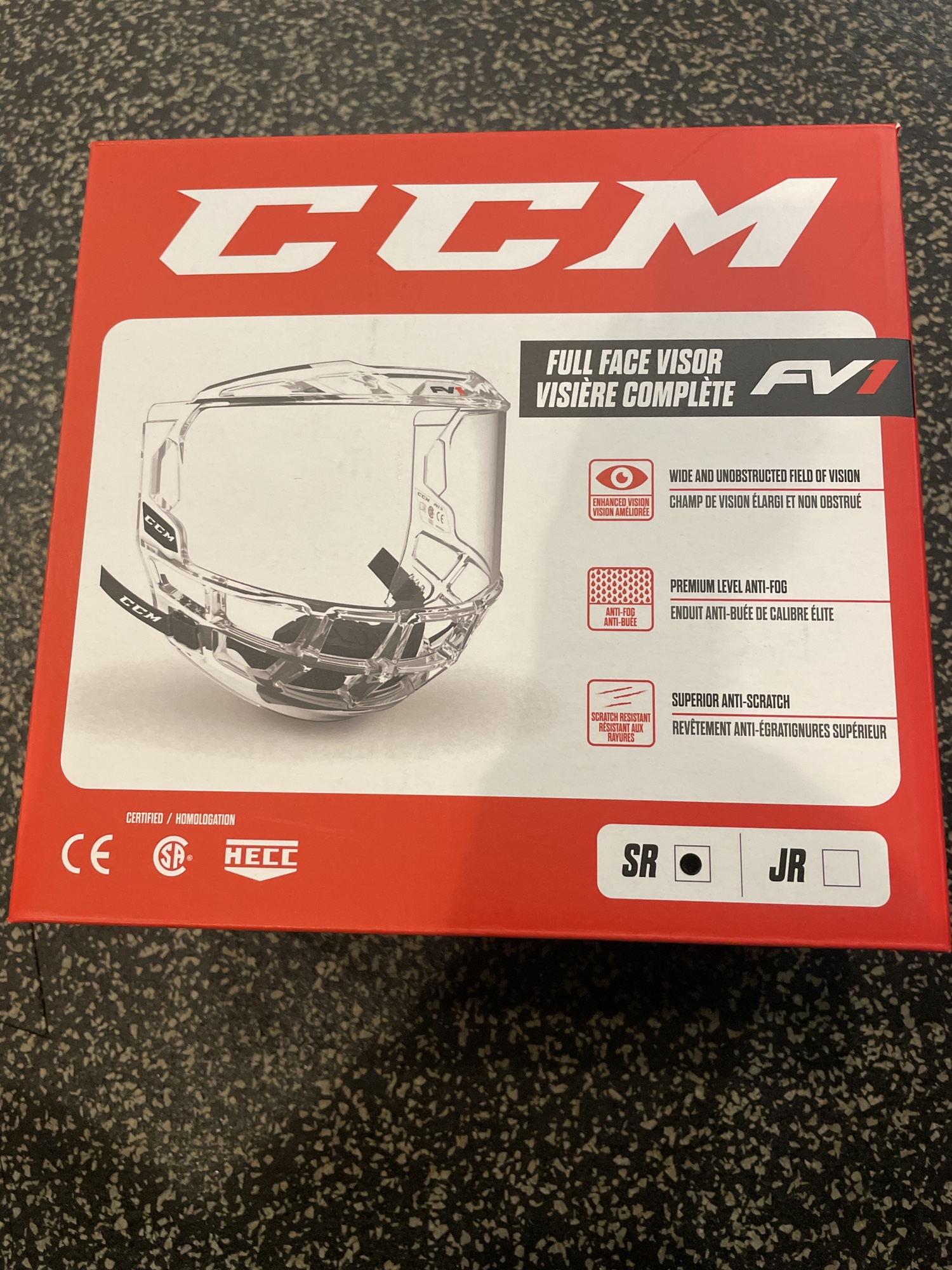 CCM FV1 Sr Full Face Visor | SidelineSwap