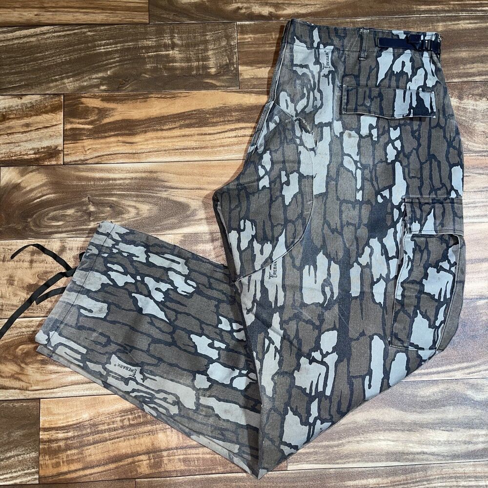 Vintage Trebark Camo BDU Pants Combat Trousers Button Fly Made in USA ...