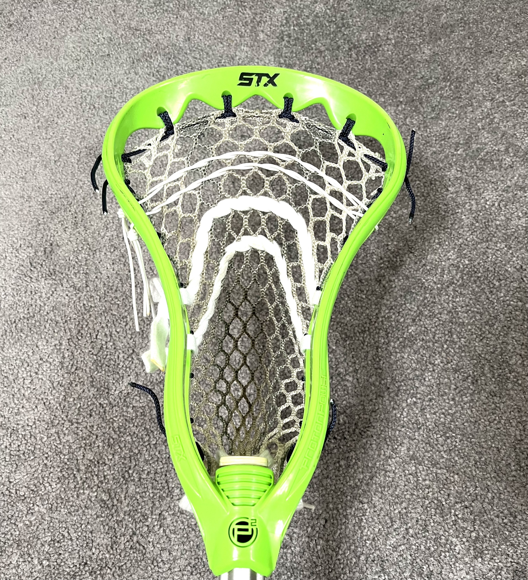STX Proton Power Lacrosse Head Strung East Coast Hero 2.0 Mesh ...