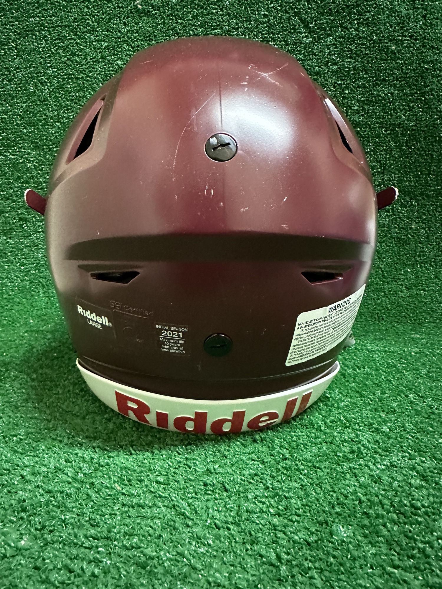Brand NEW - Adult Large - Riddell Speedflex Football Helmet - Maroon ...