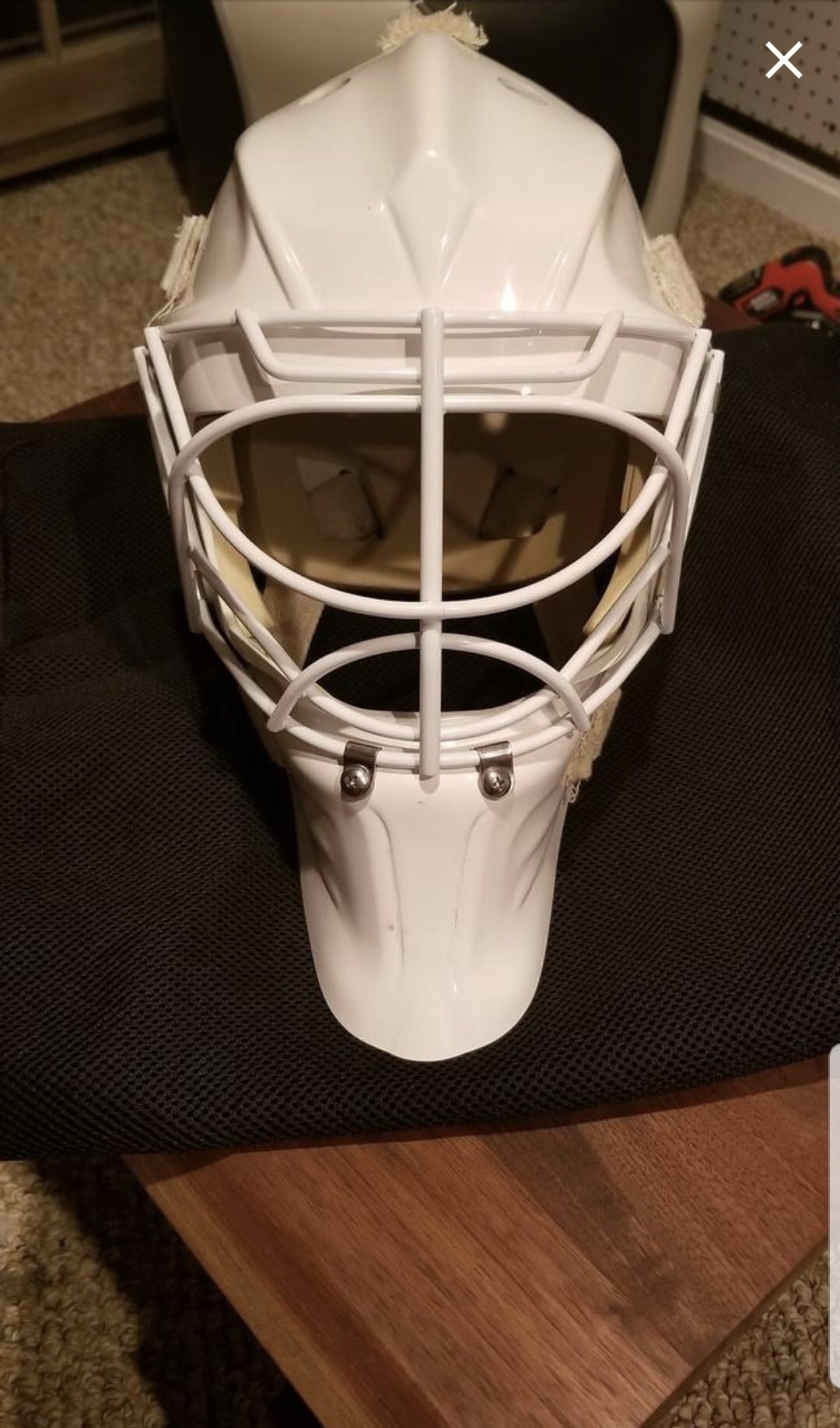 Jerry Wright JAW Custom Goalie Mask | SidelineSwap