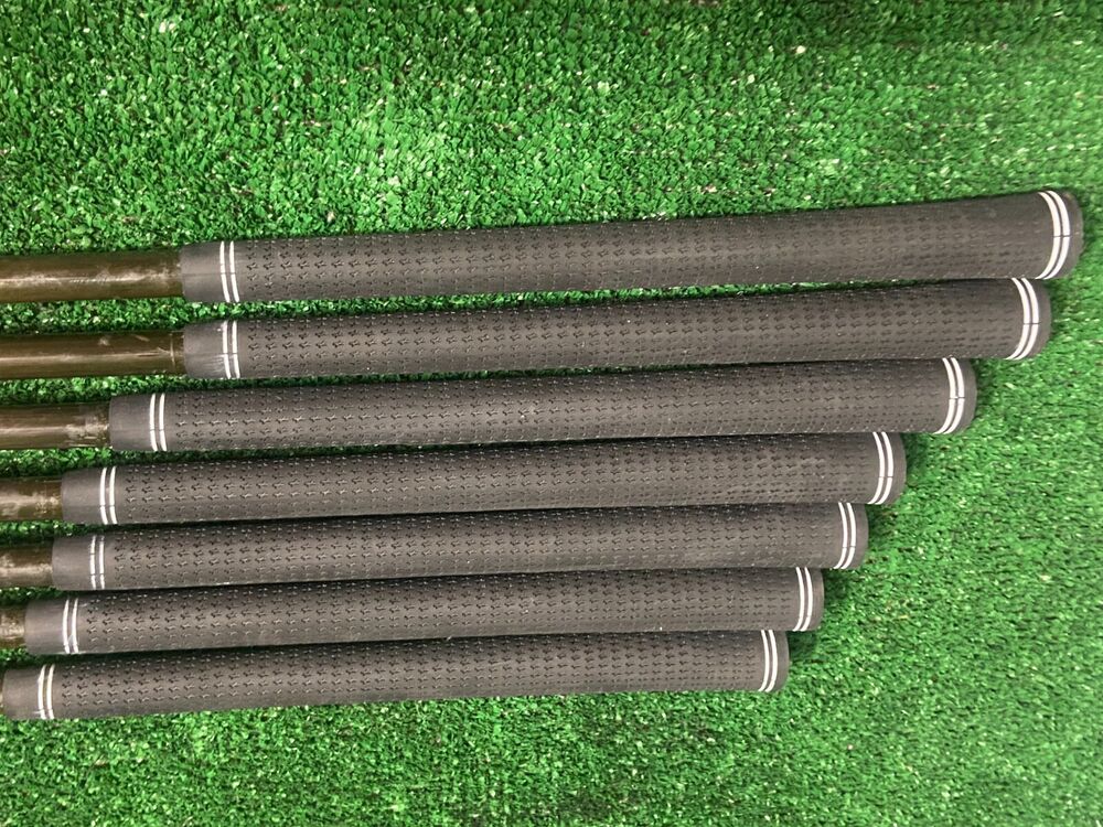 Tour Model II Black Dot Golf Set 3-9 Irons LH Stiff Graphite 5i/37.5 ...