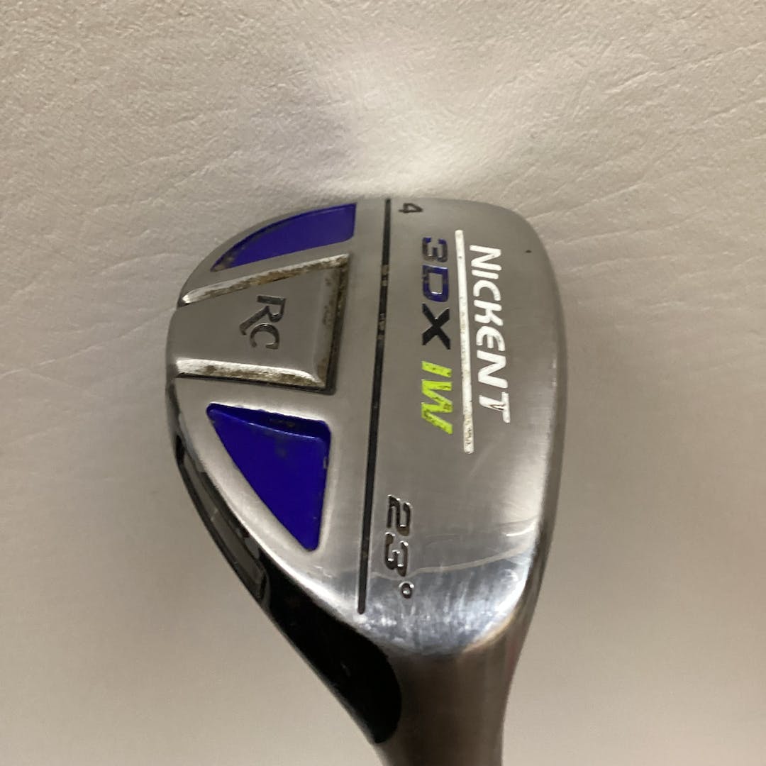 Used Nickent 3dx Iw 4 Hybrid Stiff Flex Graphite Shaft Hybrid Clubs ...