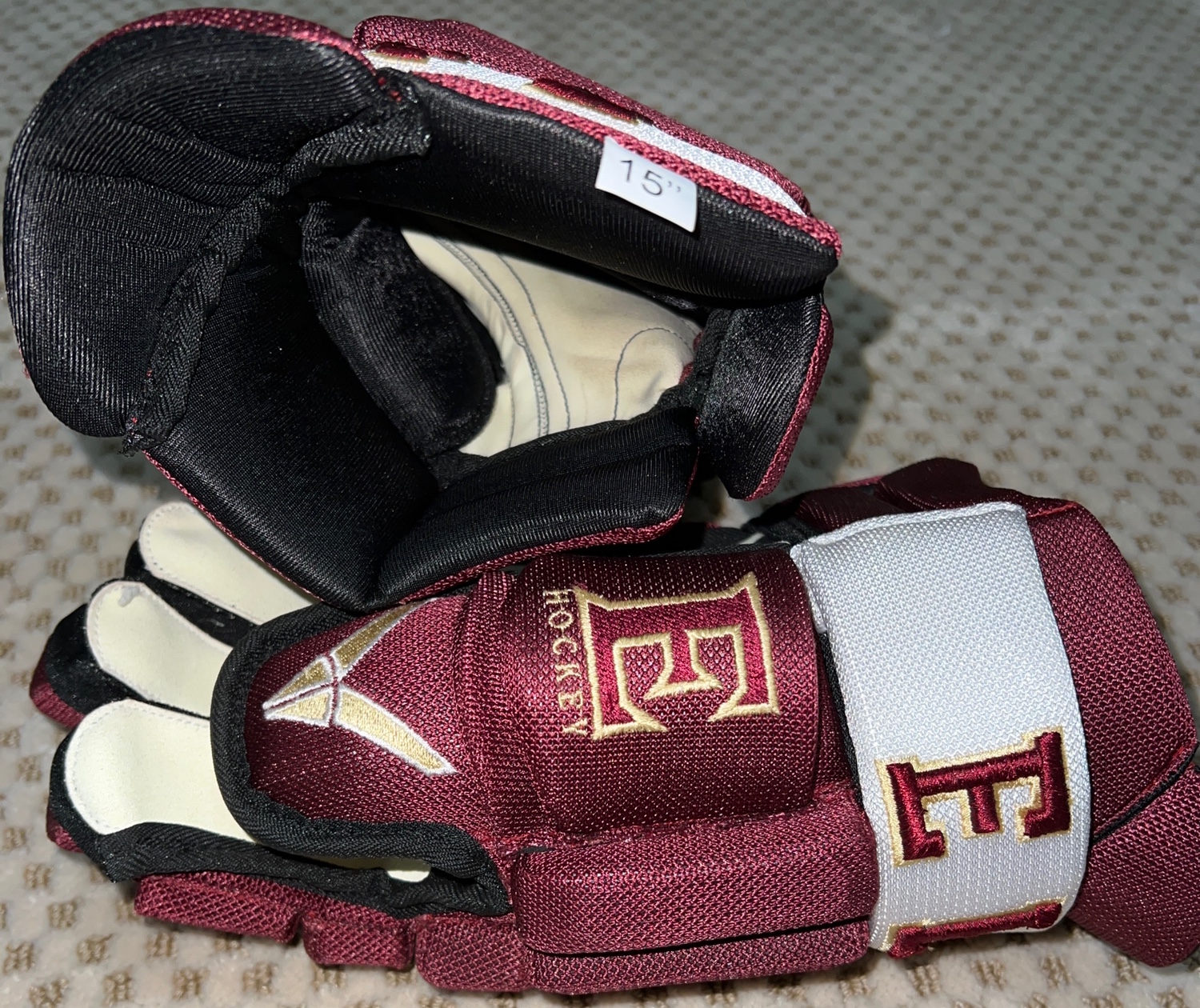 New Verbero 15” Mercury ProStock Elon University Hockey Gloves ...