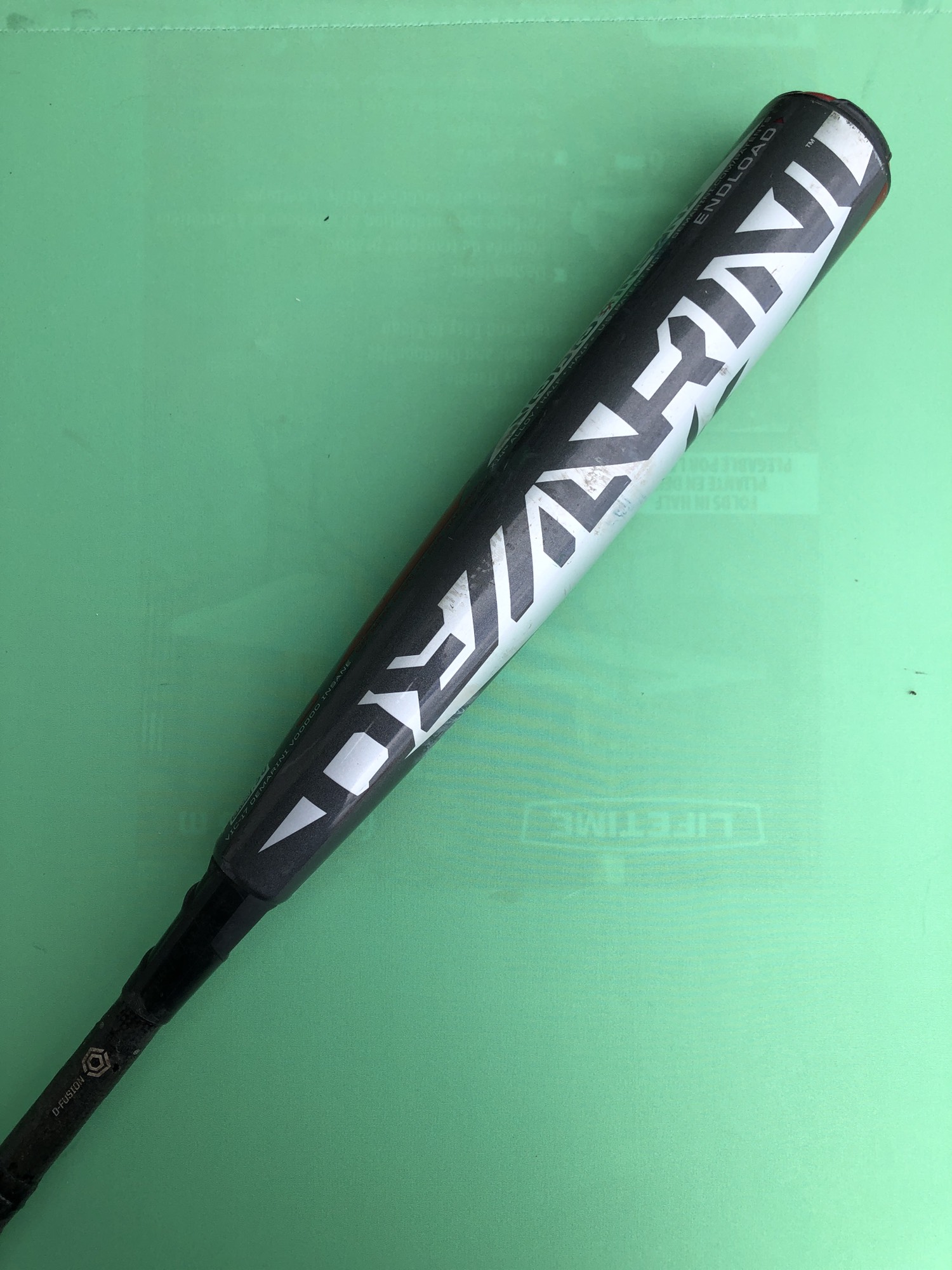 Used BBCOR Certified DeMarini Voodoo Insane (33") Alloy Baseball Bat ...