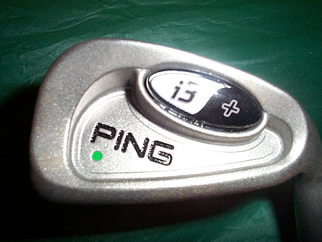 Ping i3+ 9 Iron Green Dot (Steel KBS Tour Stiff +2" Long) 9i I/3 Golf ...