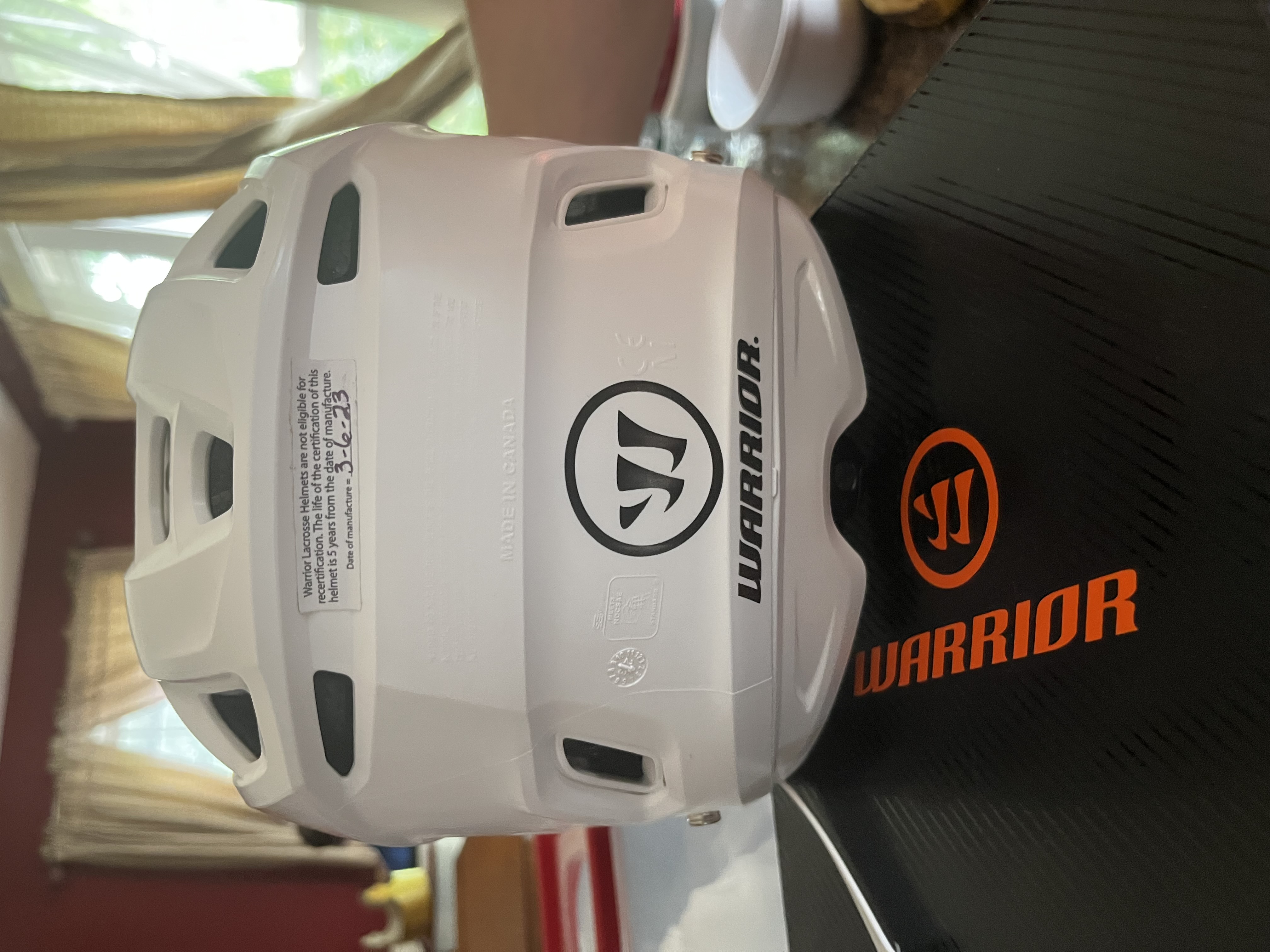 New ADULT Size Warrior Burn Helmet w/ Chrome Mask | SidelineSwap