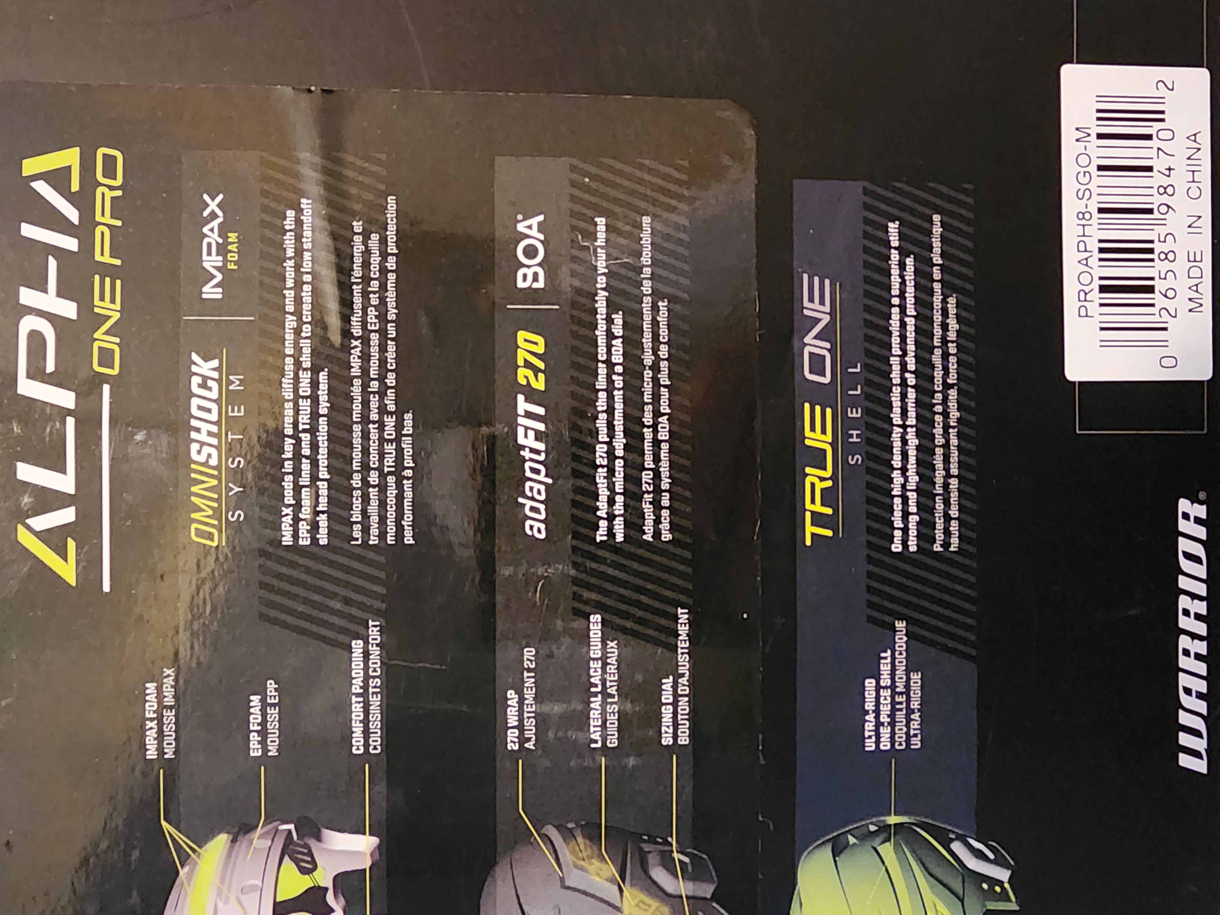 New Medium Warrior Alpha One Pro Helmet | SidelineSwap