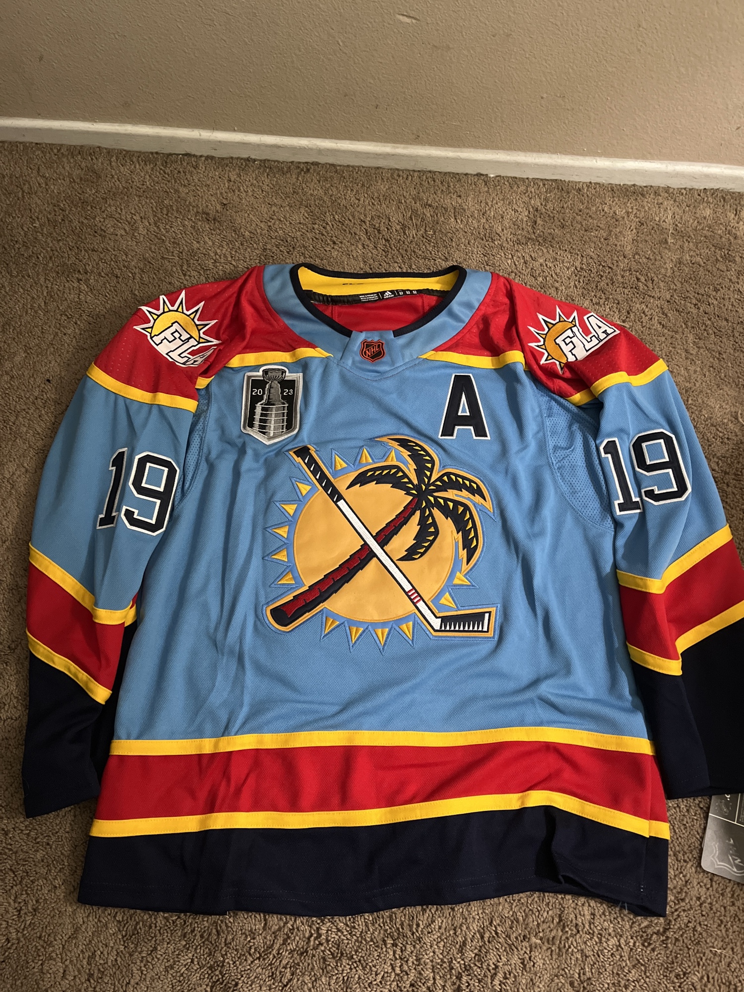 New 2023 Reverse Retro Florida Panthers Matthew Tkachuk Jersey In Size ...
