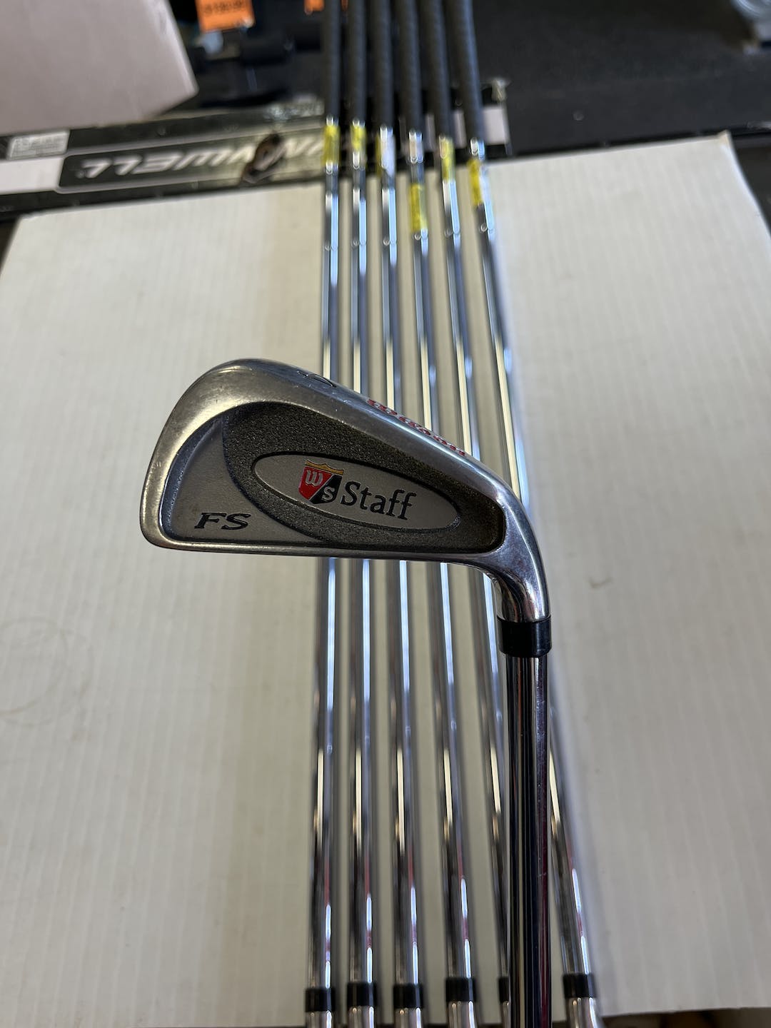 Used Wilson Wilson Staff Fat Shaft 4i-pw Regular Flex Steel Shaft Iron ...