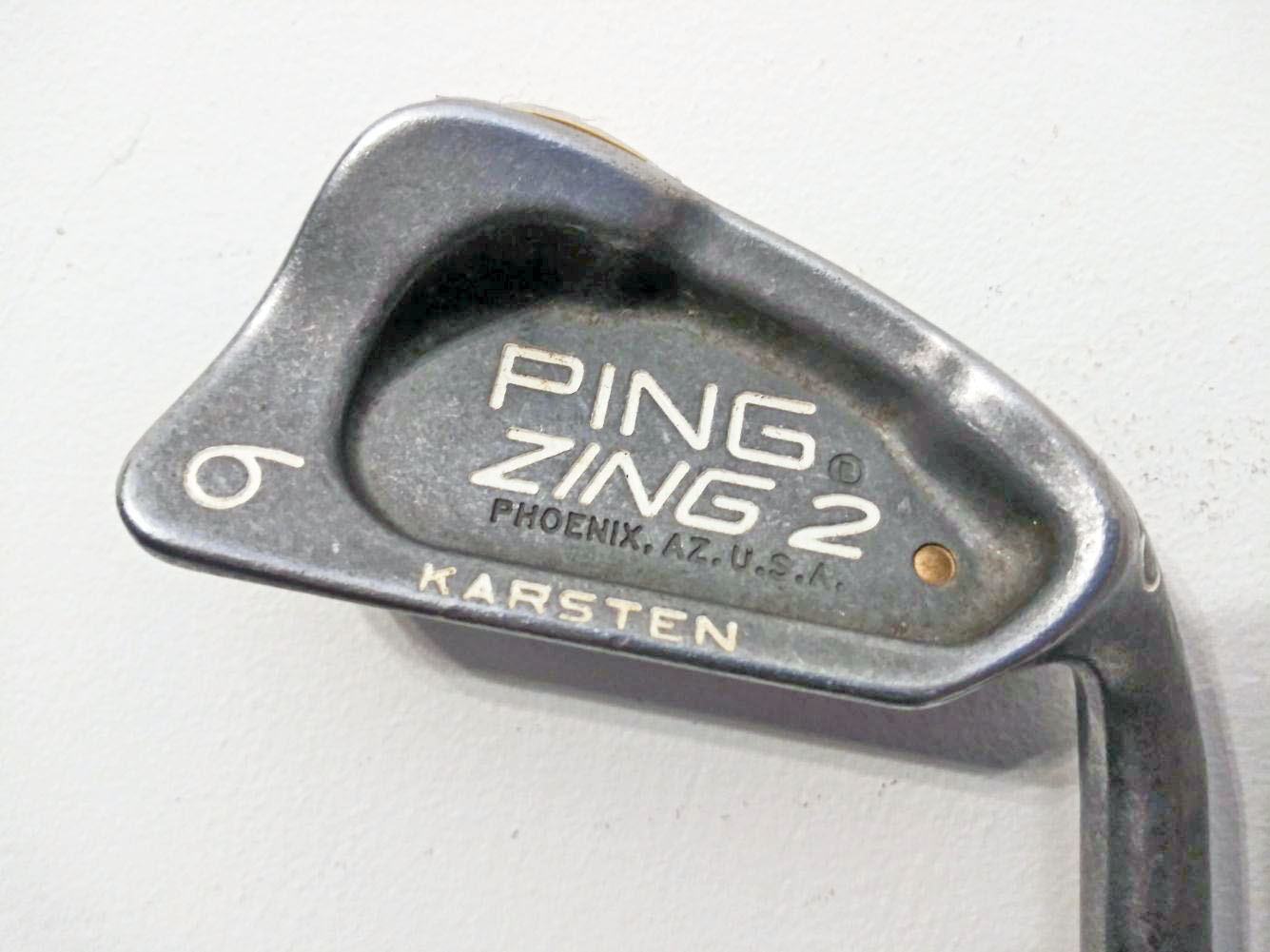 Ping Zing 2 6 Iron Gold Dot (Graphite Karsten 101 Regular, -2" Short ...