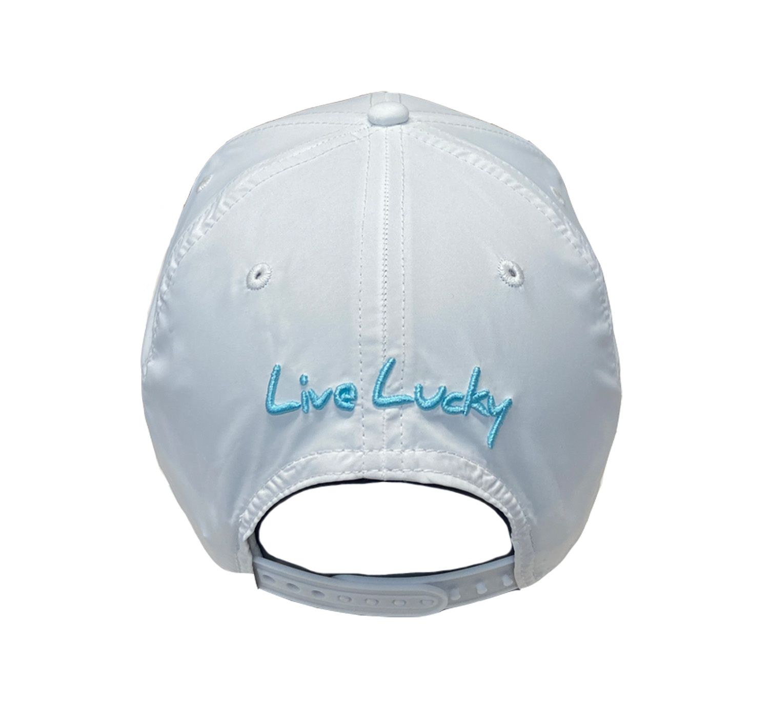 NEW Black Clover Live Lucky Cool Luck #6 Adjustable White Golf Snapback ...