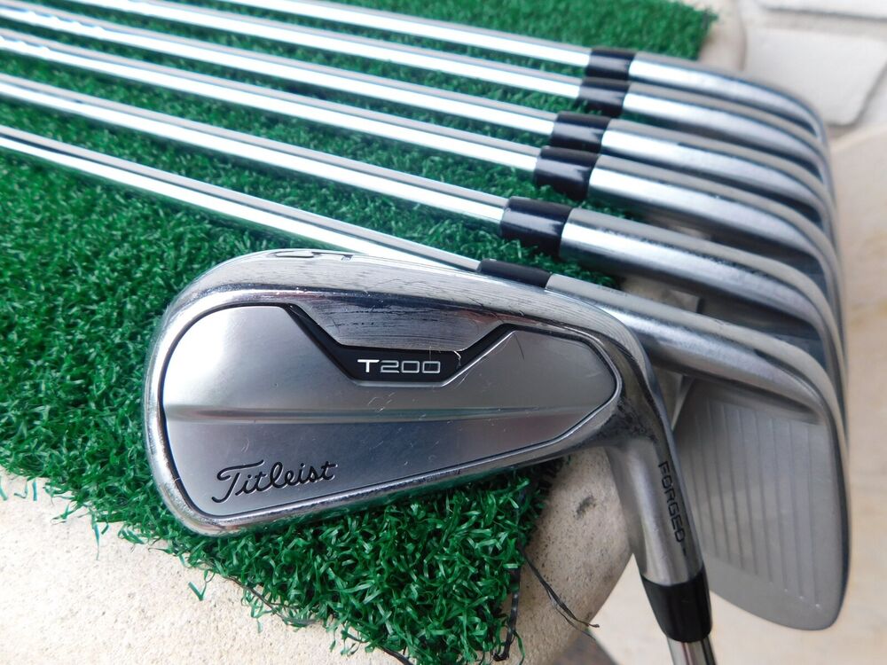 Titleist 2021 T200 (5i-PW,GW) Iron Set w/ True Temper AMT Black S300 Shafts | SidelineSwap