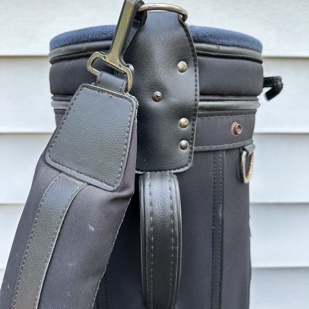 Cleveland VAS Plus Golf Cart Staff Bag Black White 6 Way Dividers ...