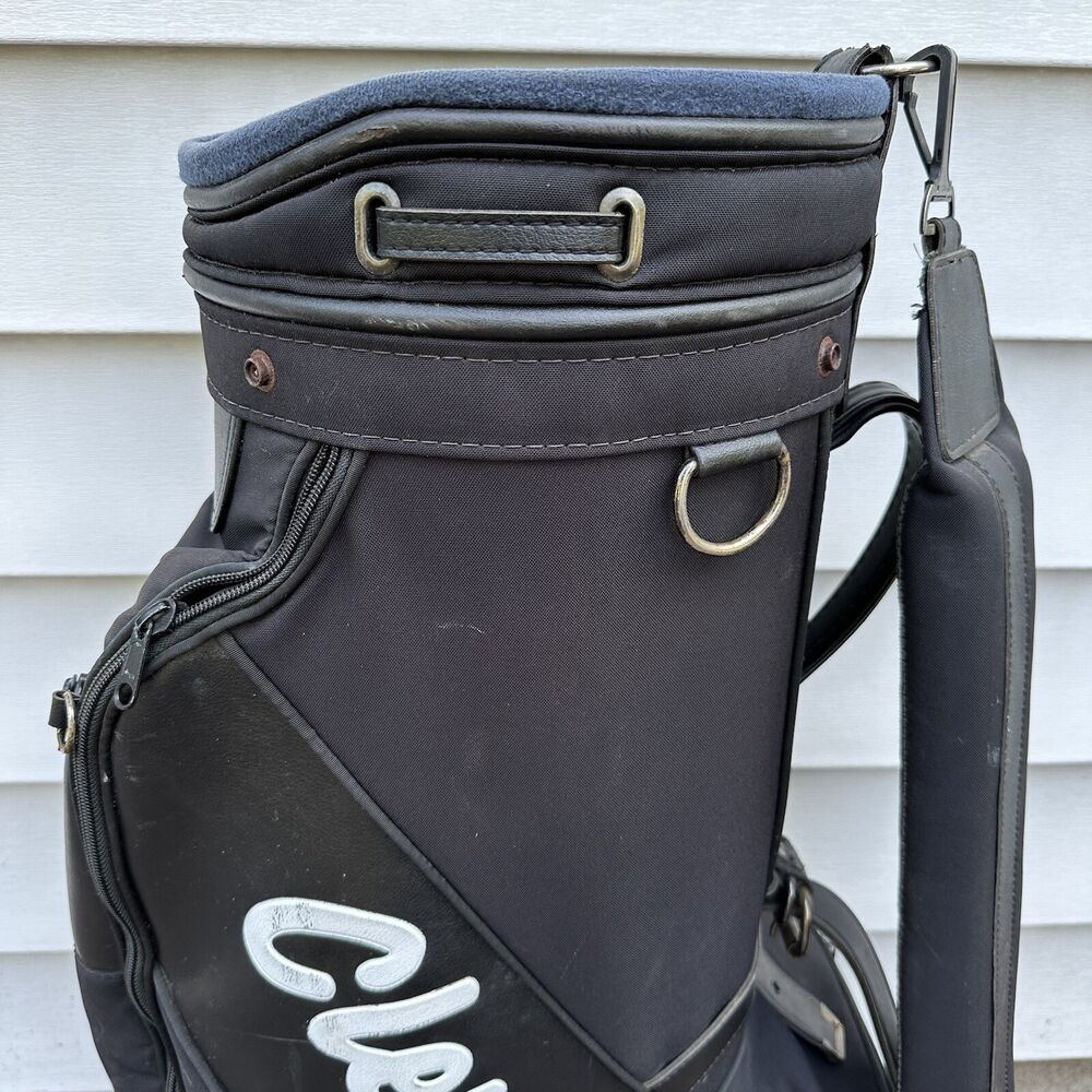 Cleveland VAS Plus Golf Cart Staff Bag Black White 6 Way Dividers ...