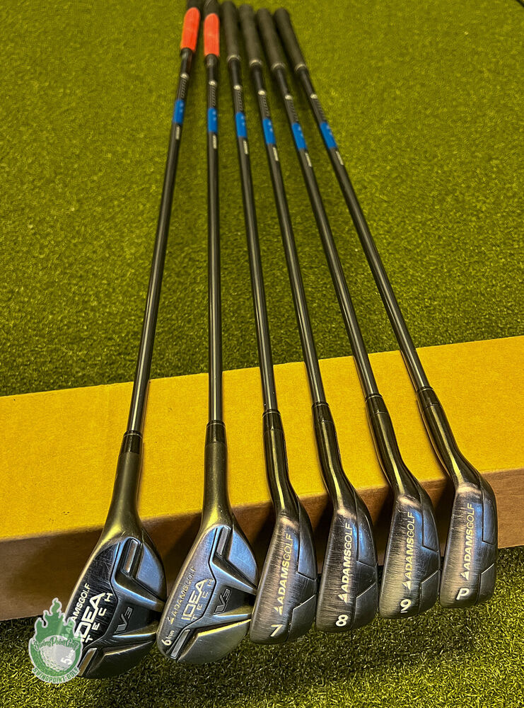 Used Adams IDEA Tech V3 Combo Irons 5H 6H 7-PW 60g Regular Graphite ...