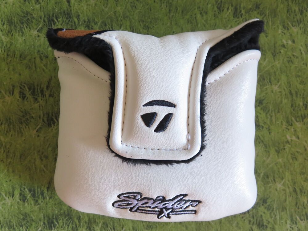 NEW * TaylorMade SPIDER X Putter Headcover Heel White | SidelineSwap