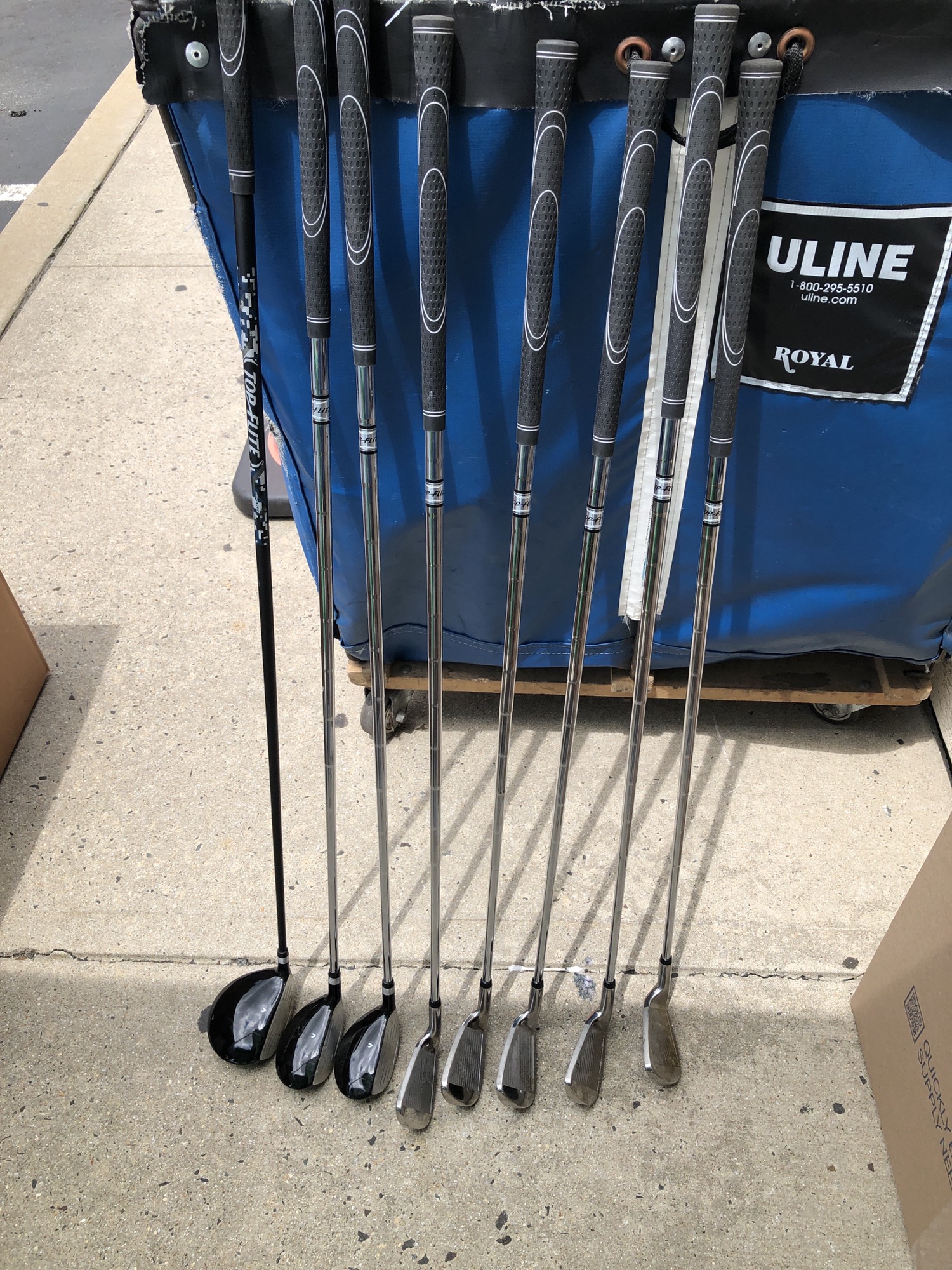 Used Men's Top Flite Right Clubs (Full Set - 6, 7, 8, 9, W, 3-4-5 ...