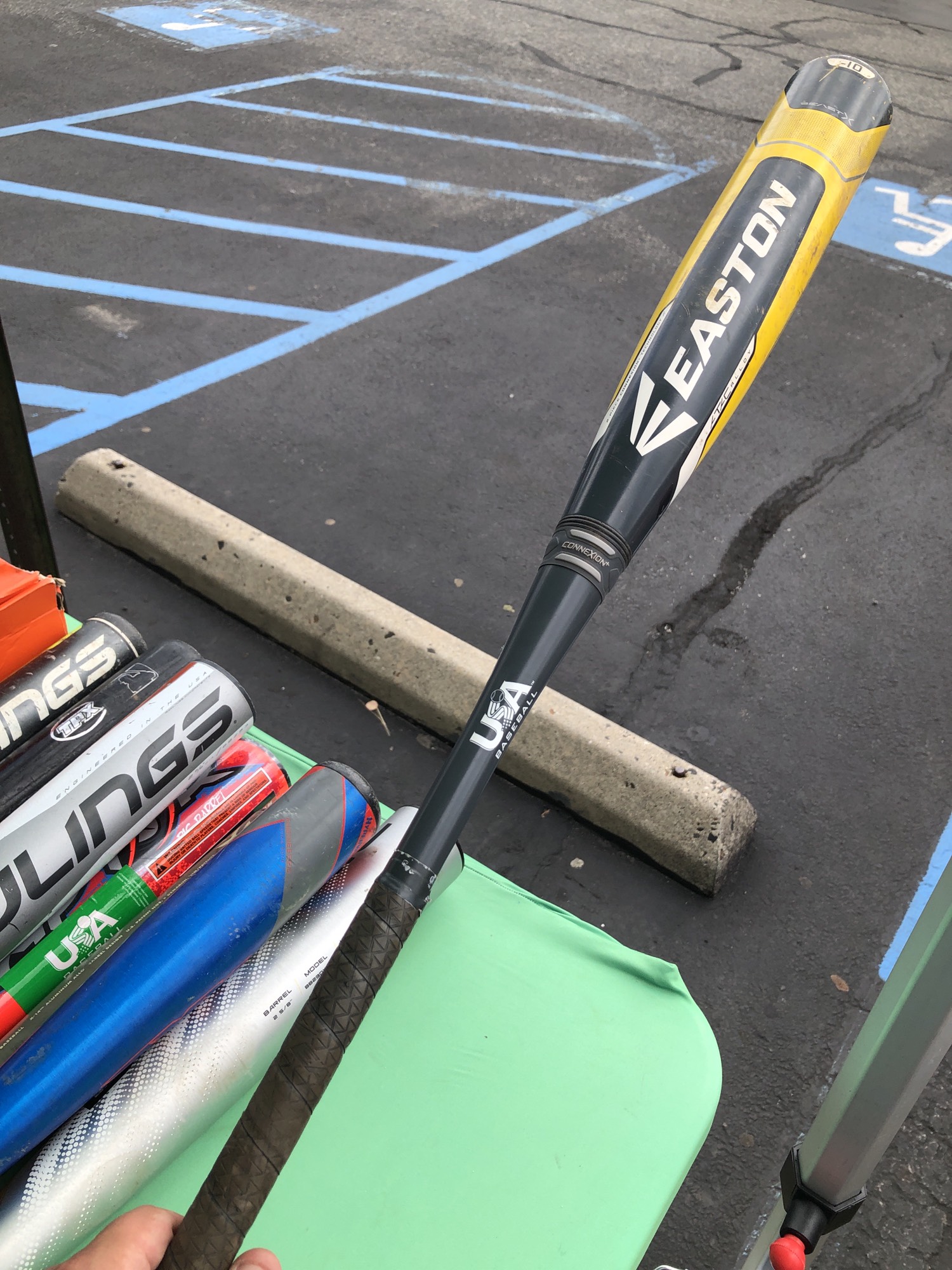 Used USABat Certified Easton Beast X Hybrid Hybrid Bat -10 21OZ 31 ...