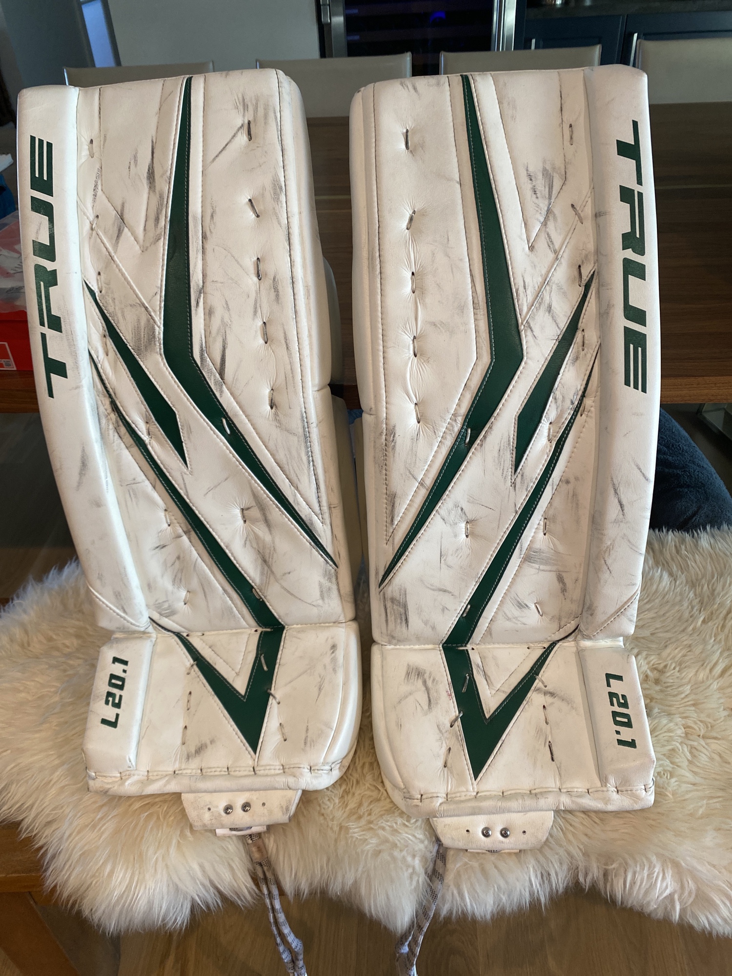 True L20.1 leg pads Crafted By LeFevre made in Canada | SidelineSwap