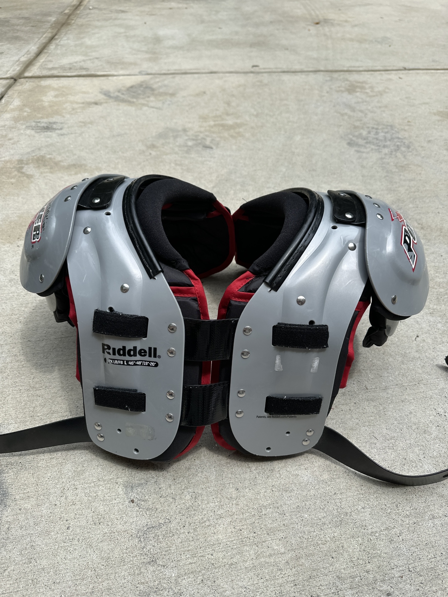 Adult Large Riddell Power SPX Shoulder Pads | SidelineSwap