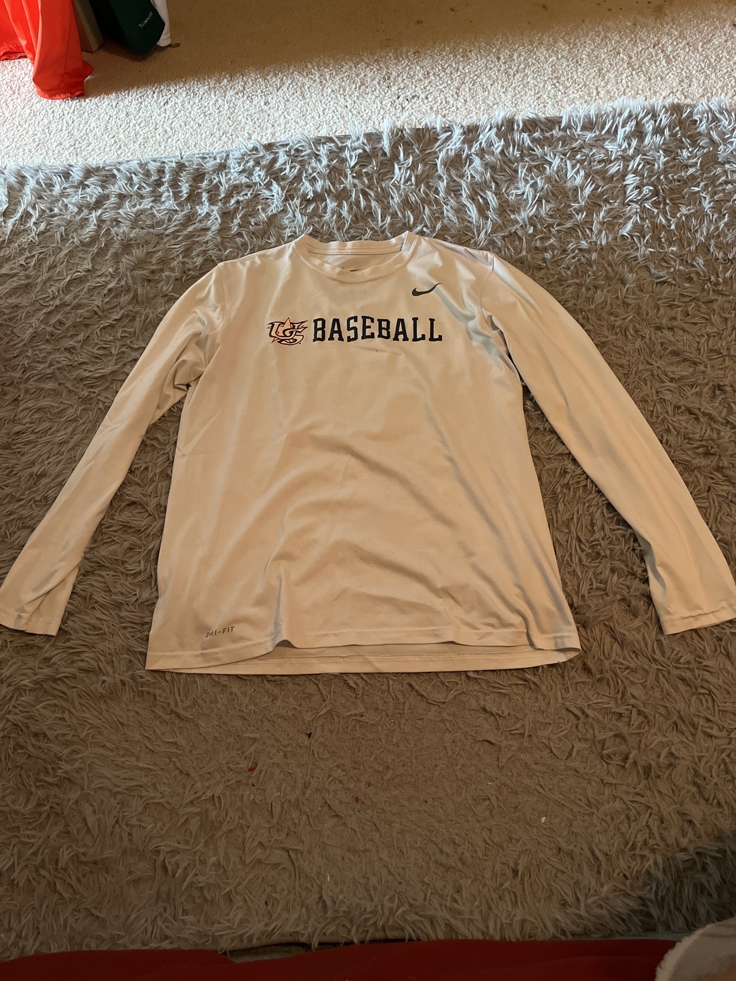White USA Baseball long sleeve Nike shirt | SidelineSwap