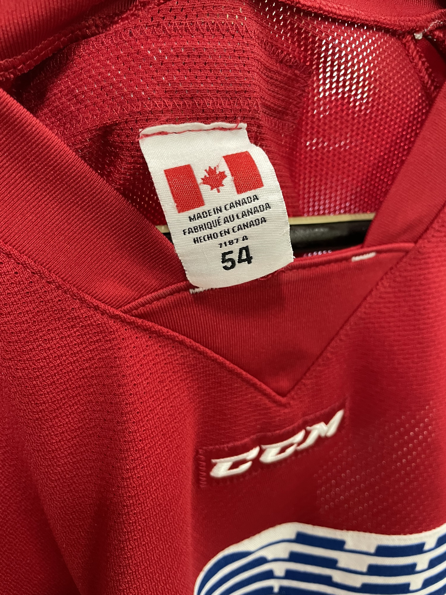 CCM OHL 54 Practice Jersey Maroon | SidelineSwap