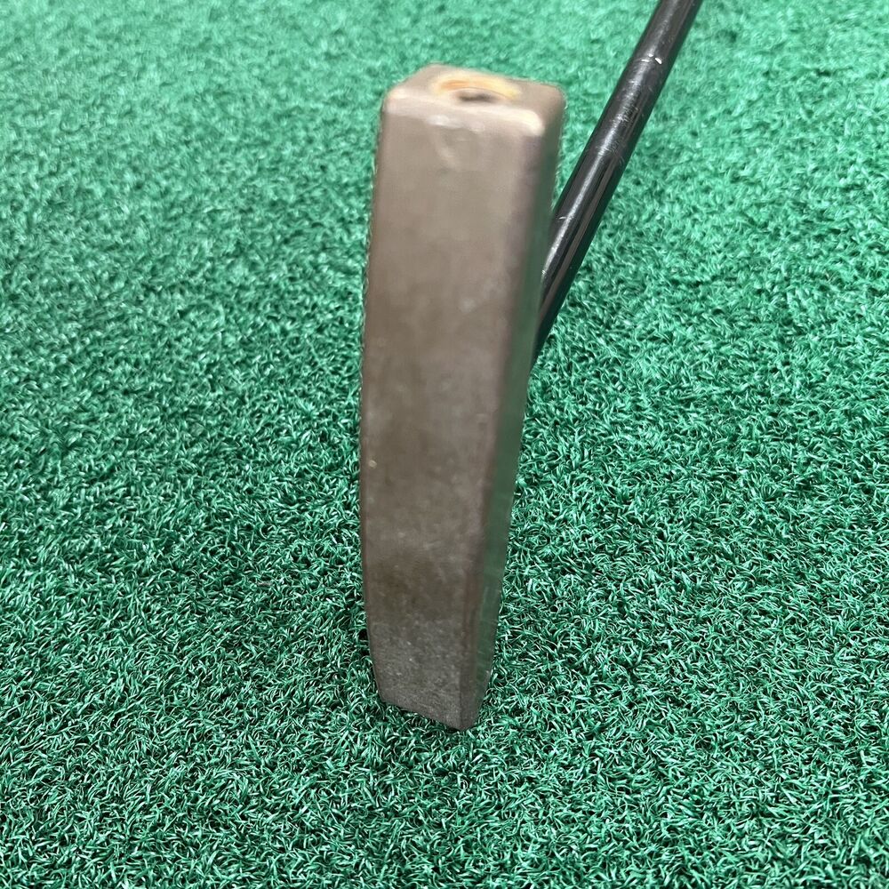 Bob Mann "WHO-DINNI" Brass Center Shaft LH/RH 35" Milled Face Putter w ...