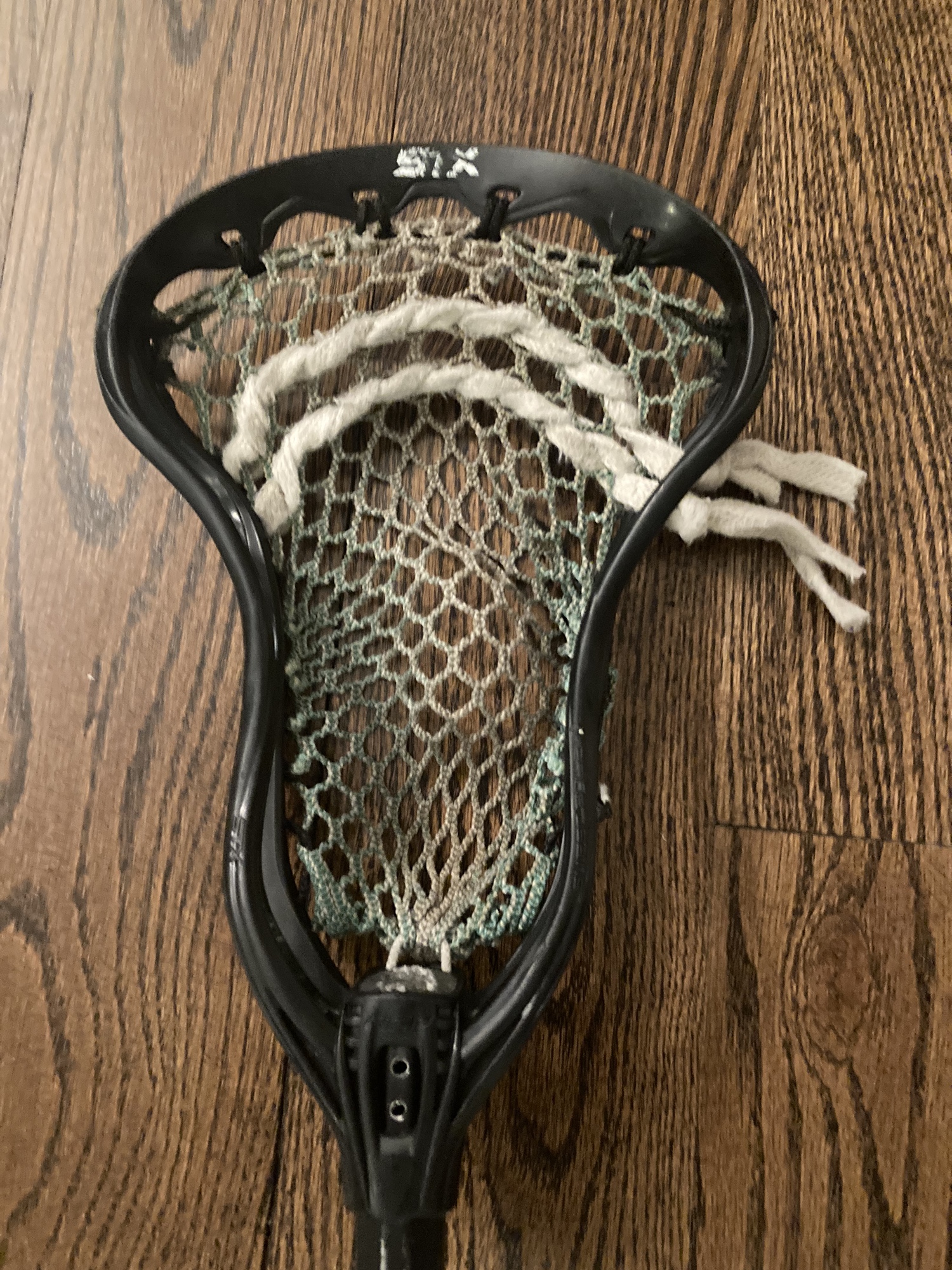 Used Complete Lacrosse Stick. STX Super Pier Plus head strung head ...