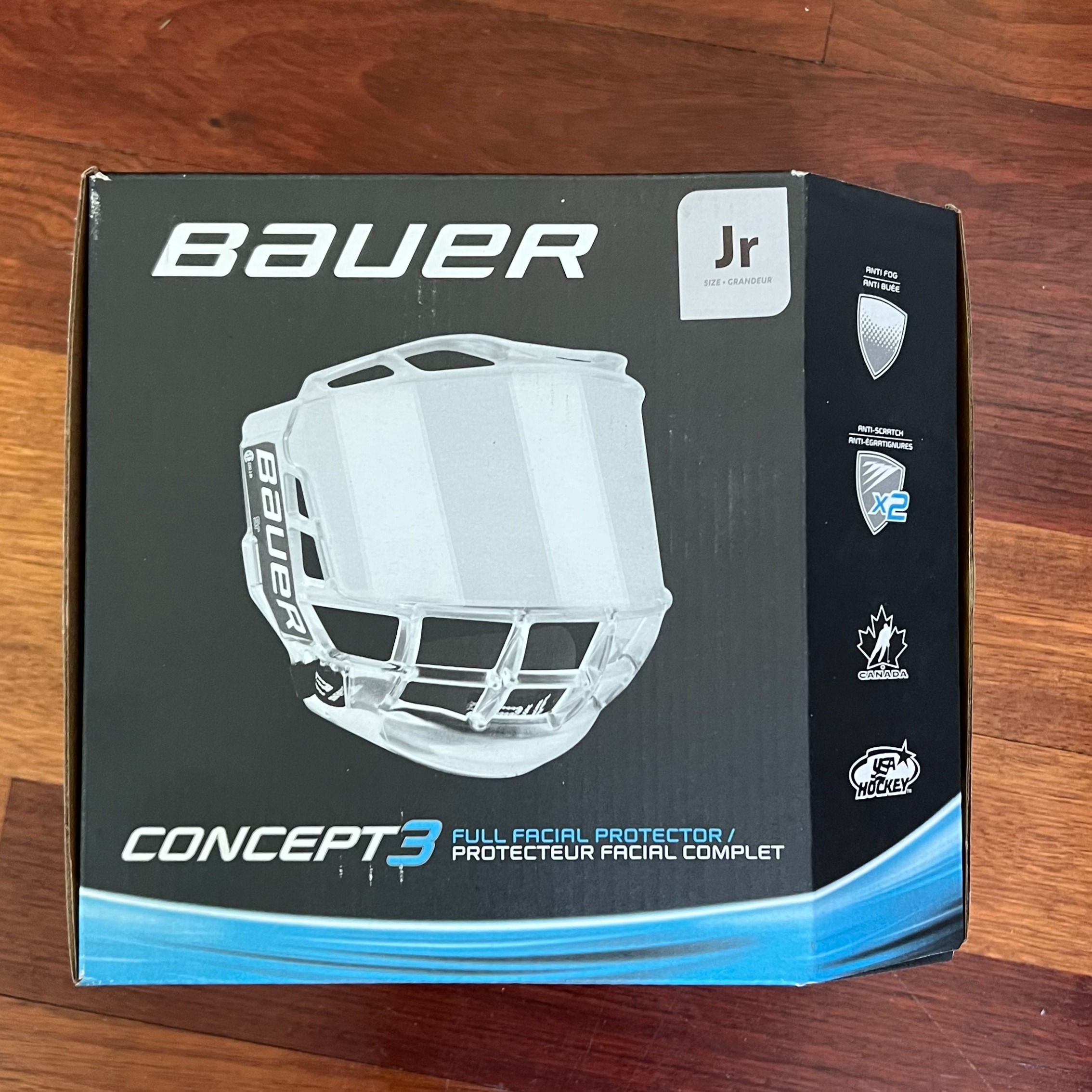 New Junior Bauer Concept 3 Full Visor | SidelineSwap