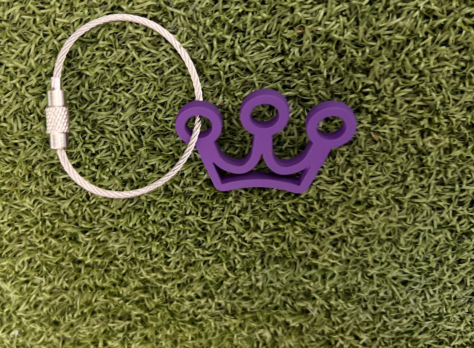 Scotty Cameron Gallery Soft Touch Mini Crown Key Fob, Purple, New In ...