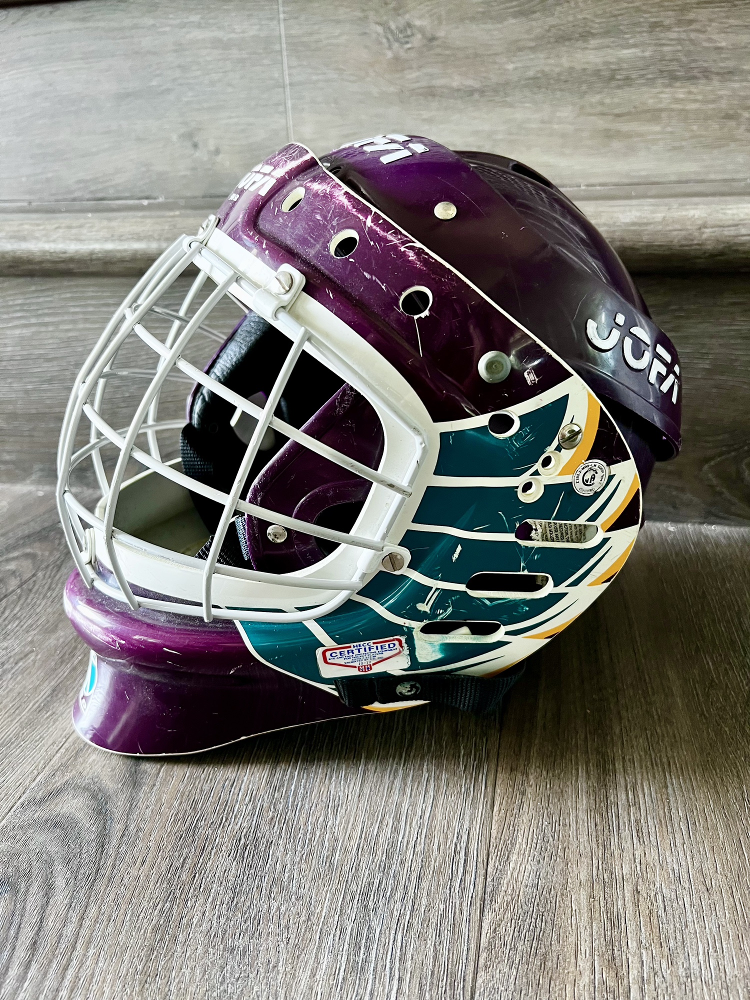 JOFA 390 SR Goalie Mask + SR 388 Goalie Cage Helmet | SidelineSwap