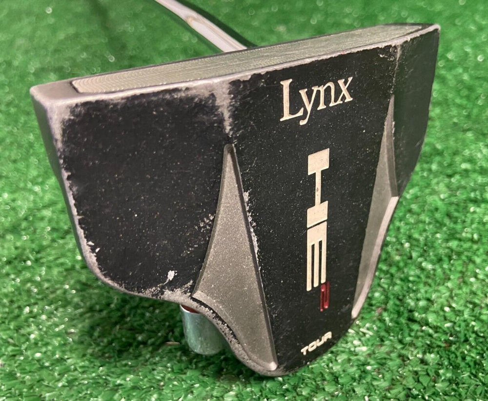Lynx HE2 Tour Mallet Putter RH ~34" Steel With Shaft Label And Good ...