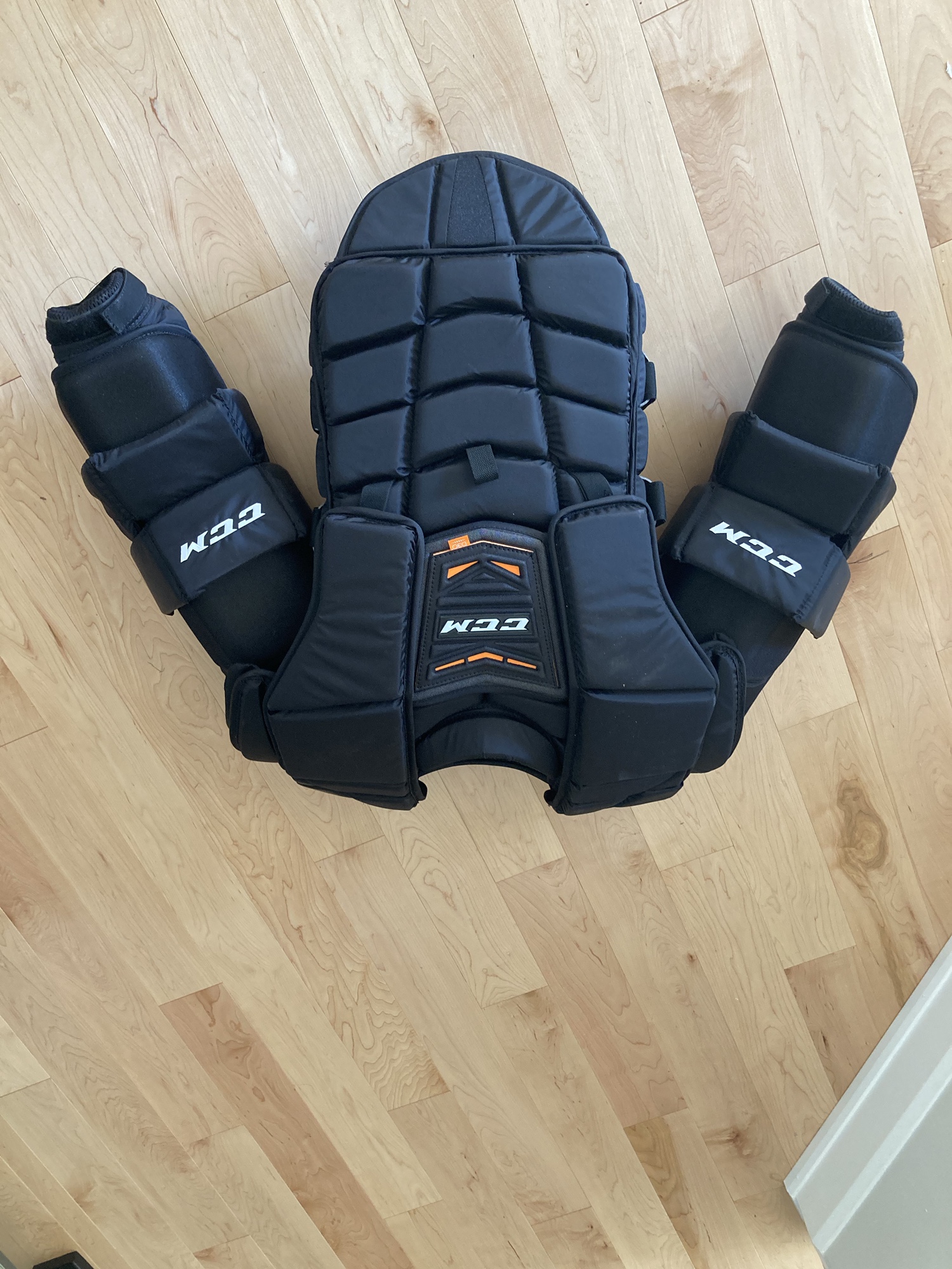 New Medium CCM Pro Stock Premier Pro Goalie Chest Protector | SidelineSwap