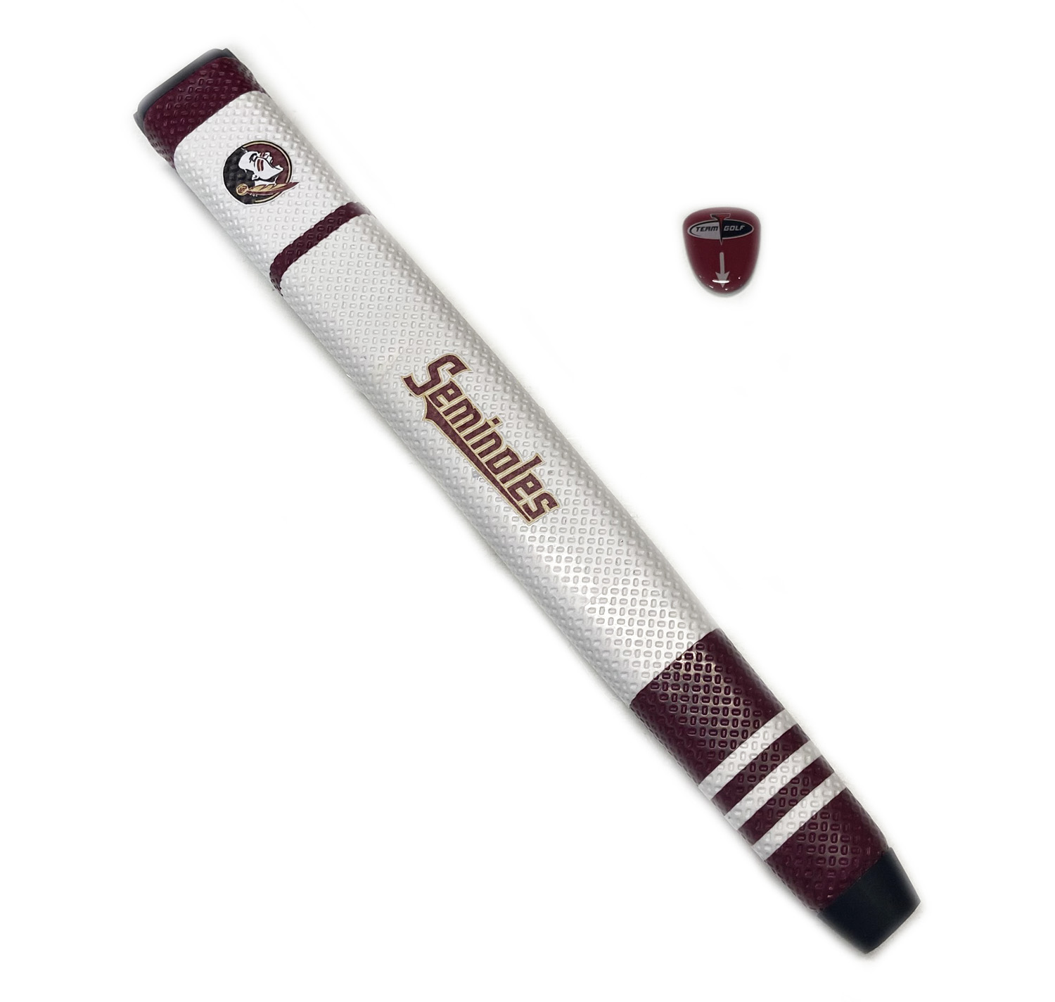 NEW Team Golf Florida State Seminoles Burgundy/White Jumbo Putter Grip ...