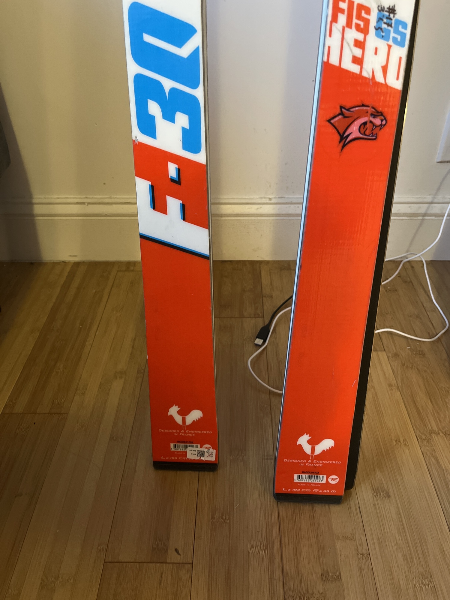 Used 2018 Racing Hero FIS GS Pro Skis DT 193 30m “Good Ski” | SidelineSwap