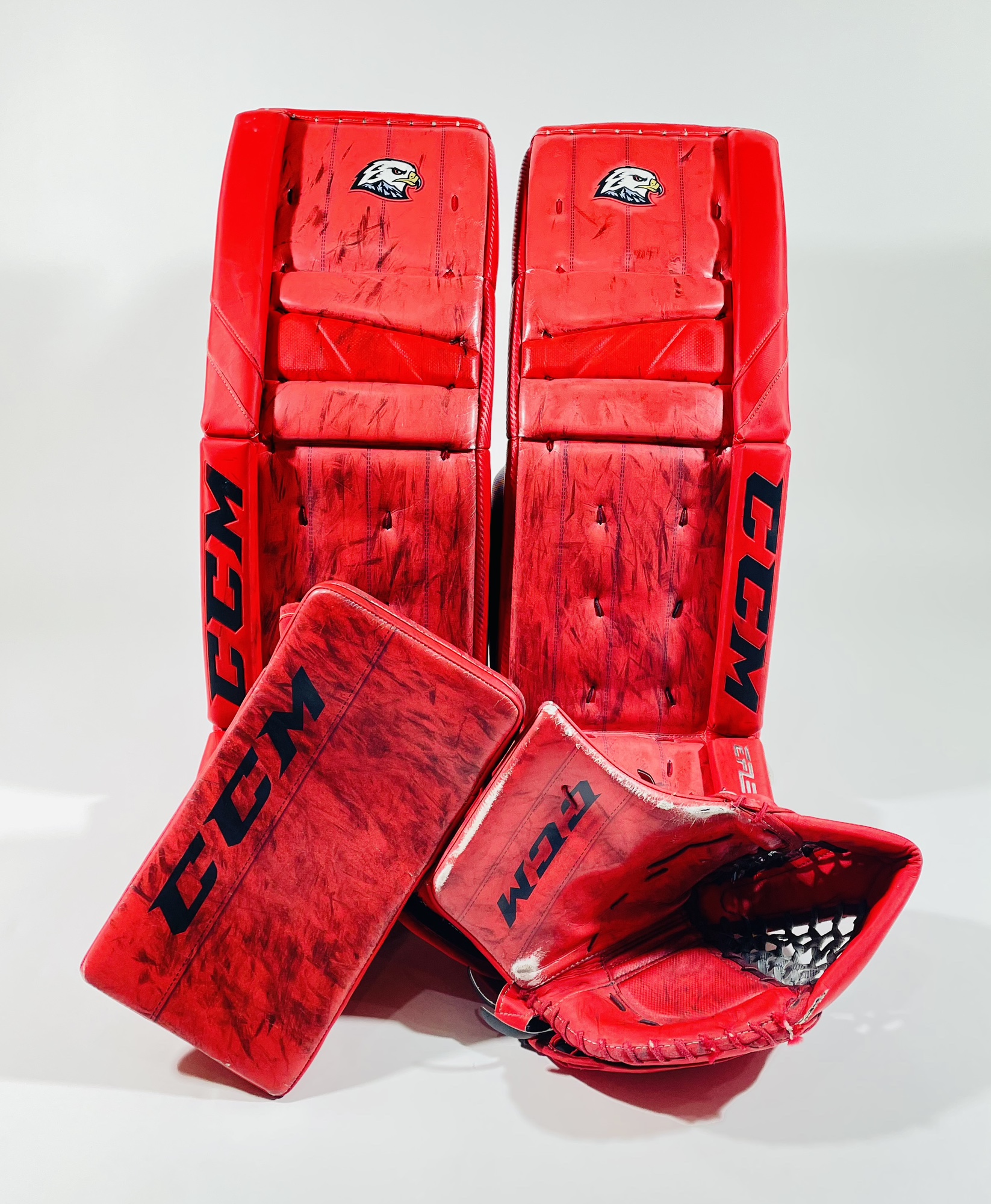 CCM EFlex 5 Pro Stock Full Set - 35” - Regular - Red/Black | SidelineSwap