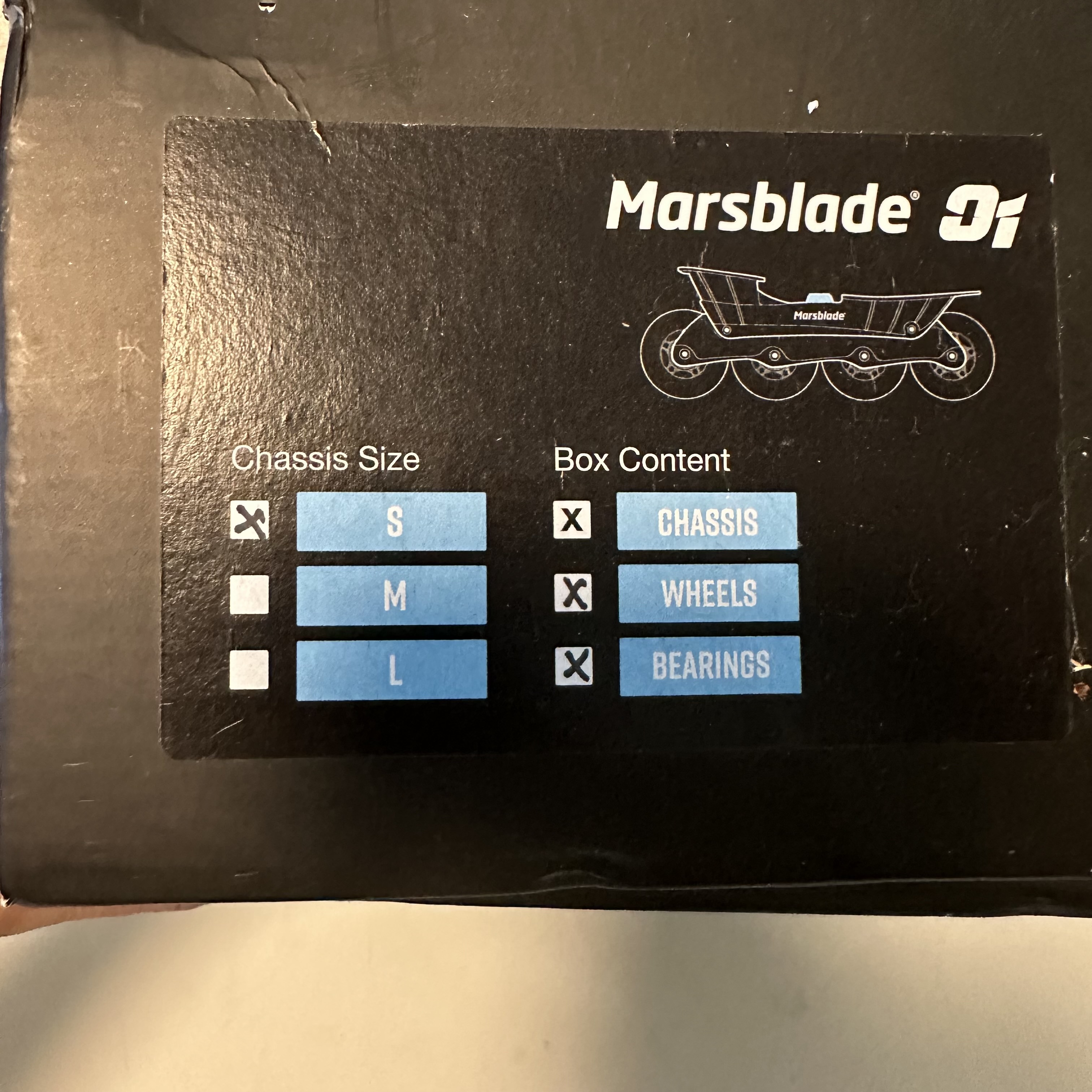 New Marsblade wheels, chassis, and bearings | SidelineSwap